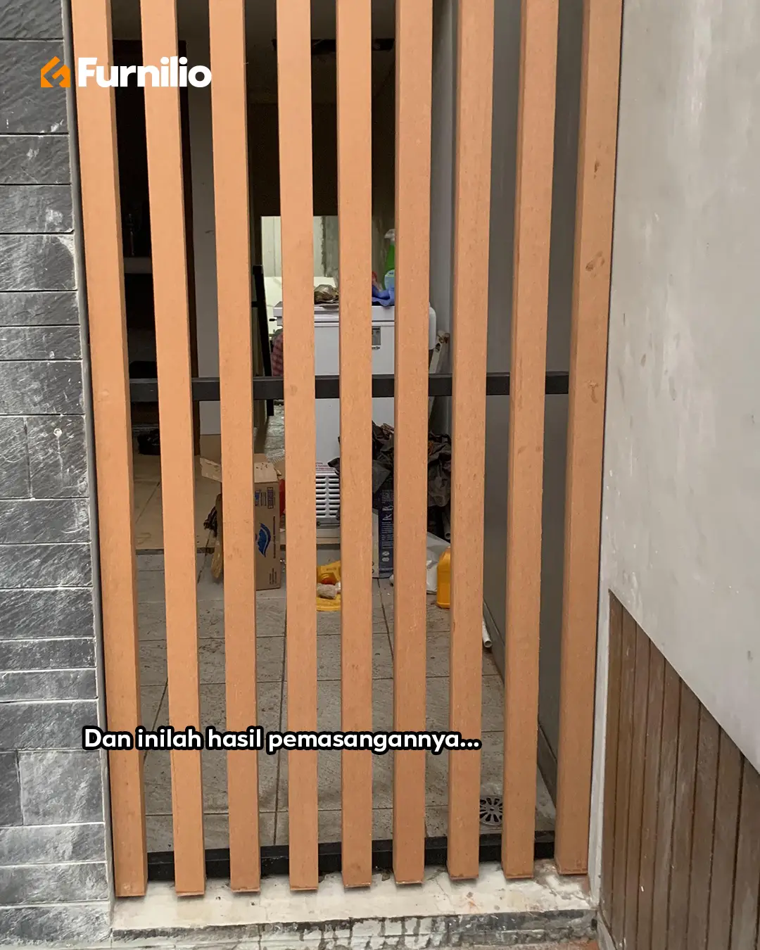 Dekor pintu outdoor dengan partisi WPC | Galeri diposting oleh Furnilio ...