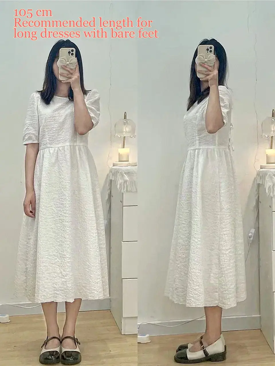 148-155cm | Dress Length Reference‼Petite girl | Galeri diposting oleh Silviana | Lemon8