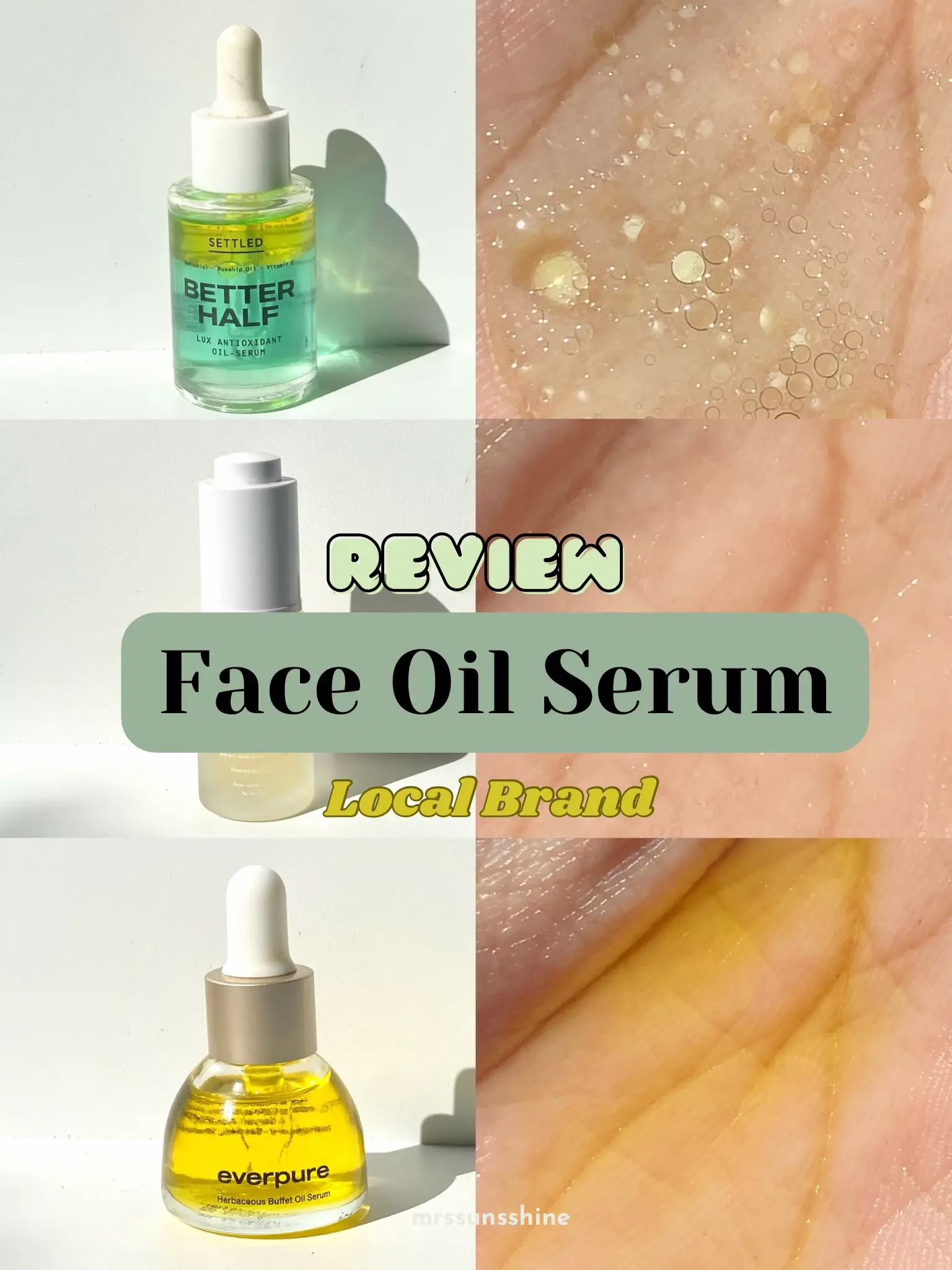 face oil serum review♡ | Galeri diposting oleh septiii🌷🪞 | Lemon8