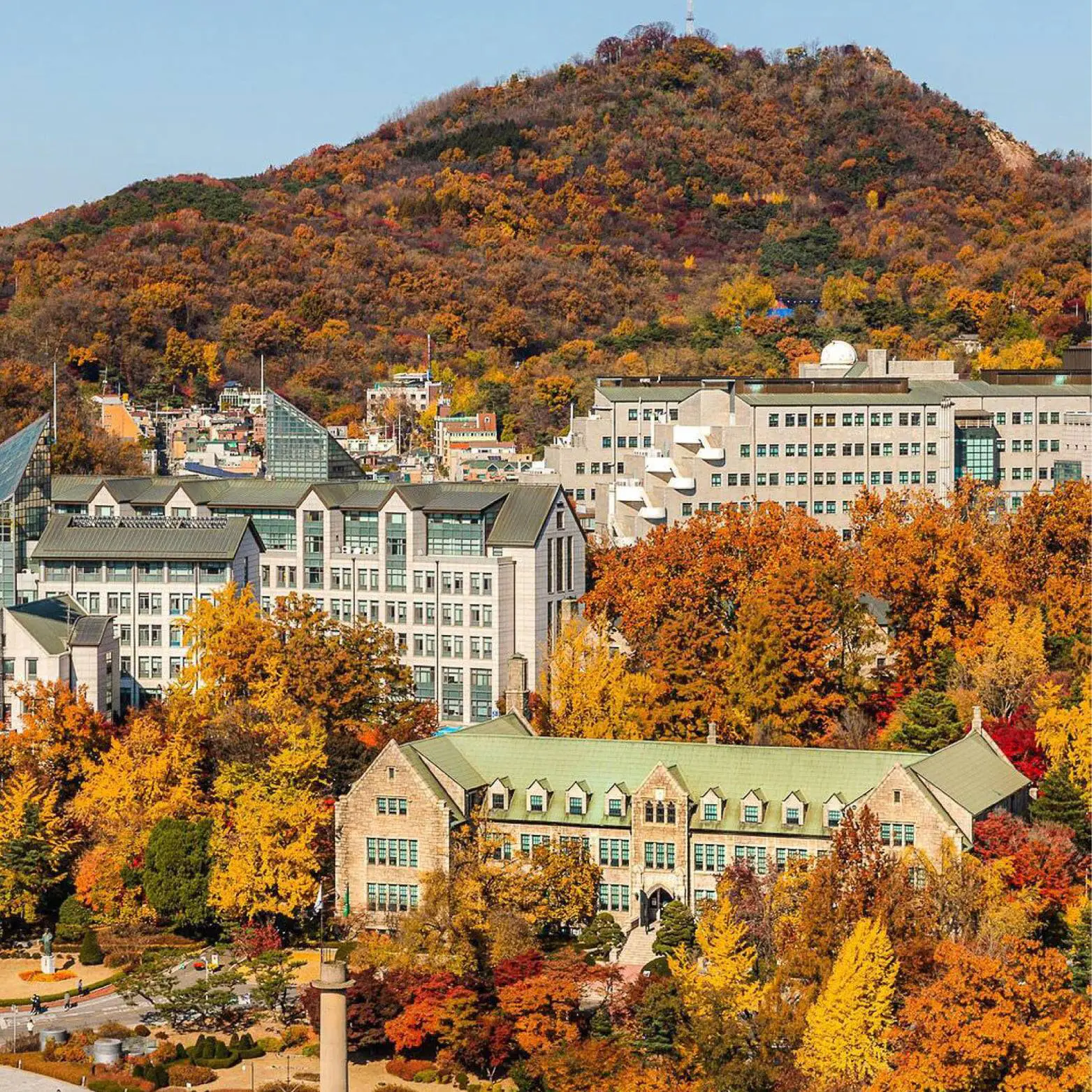 Ehwa Womans University จุดชมใบไม้เปลี่ยนสีในโซลสุดปัง 🍁🍂 | Gallery ...