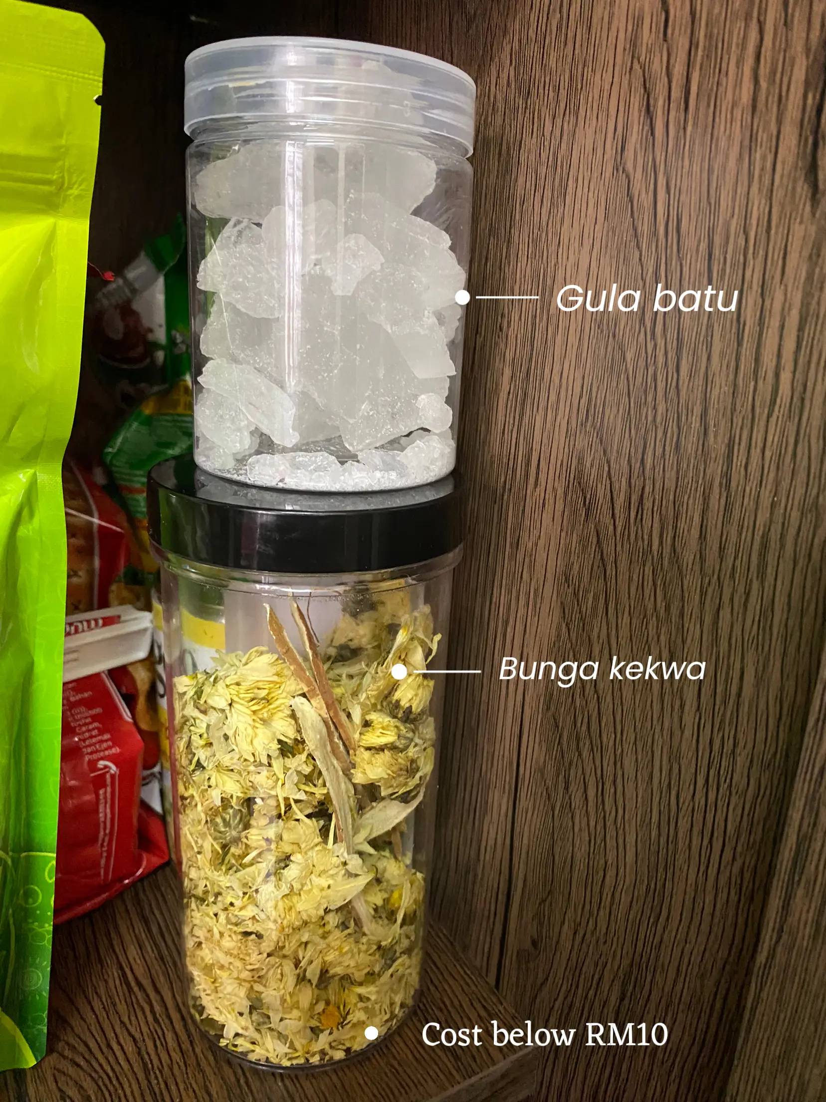 Bunga kekwa bersama gula batu | Gallery posted by 🌷KanTan DaisY🌼 | Lemon8