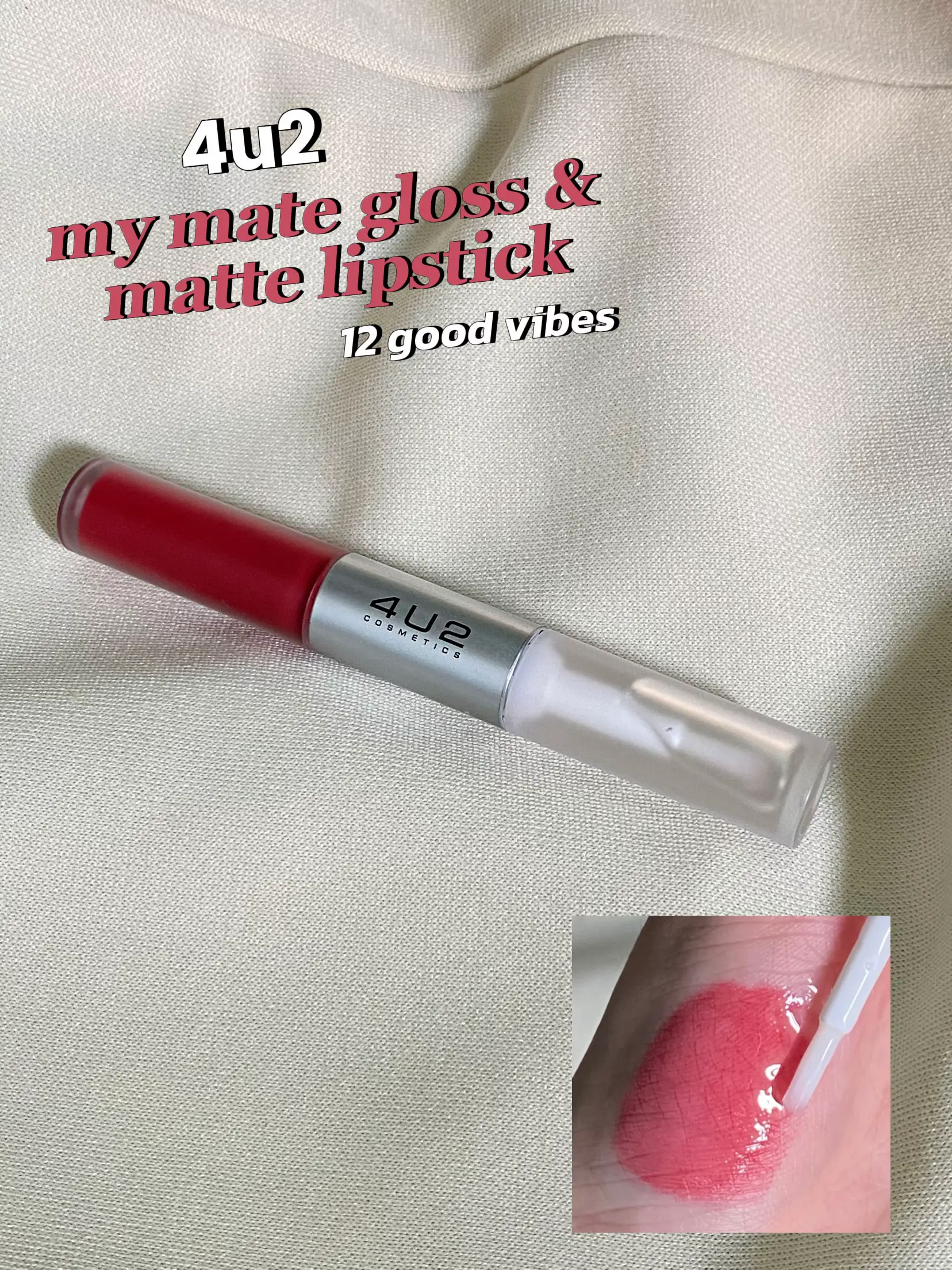 4U2 my mate gloss & matte lip💄no.12 good vibes | แกลเลอรีที่โพสต์โดย ...
