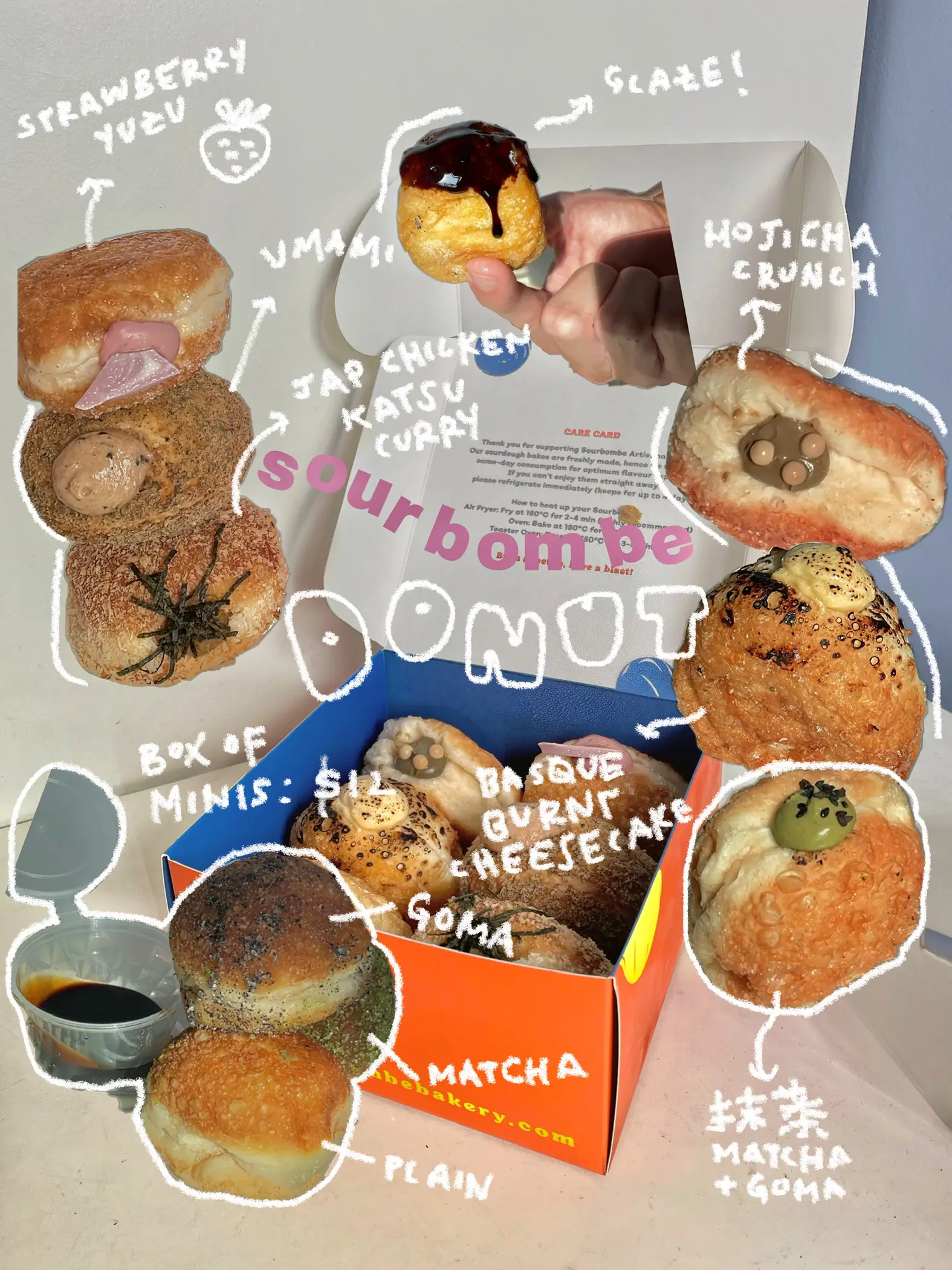 i tried sourbombe donuts for the first time! 🌸🍡🍵 | Gallery posted by cloudcalm | Lemon8