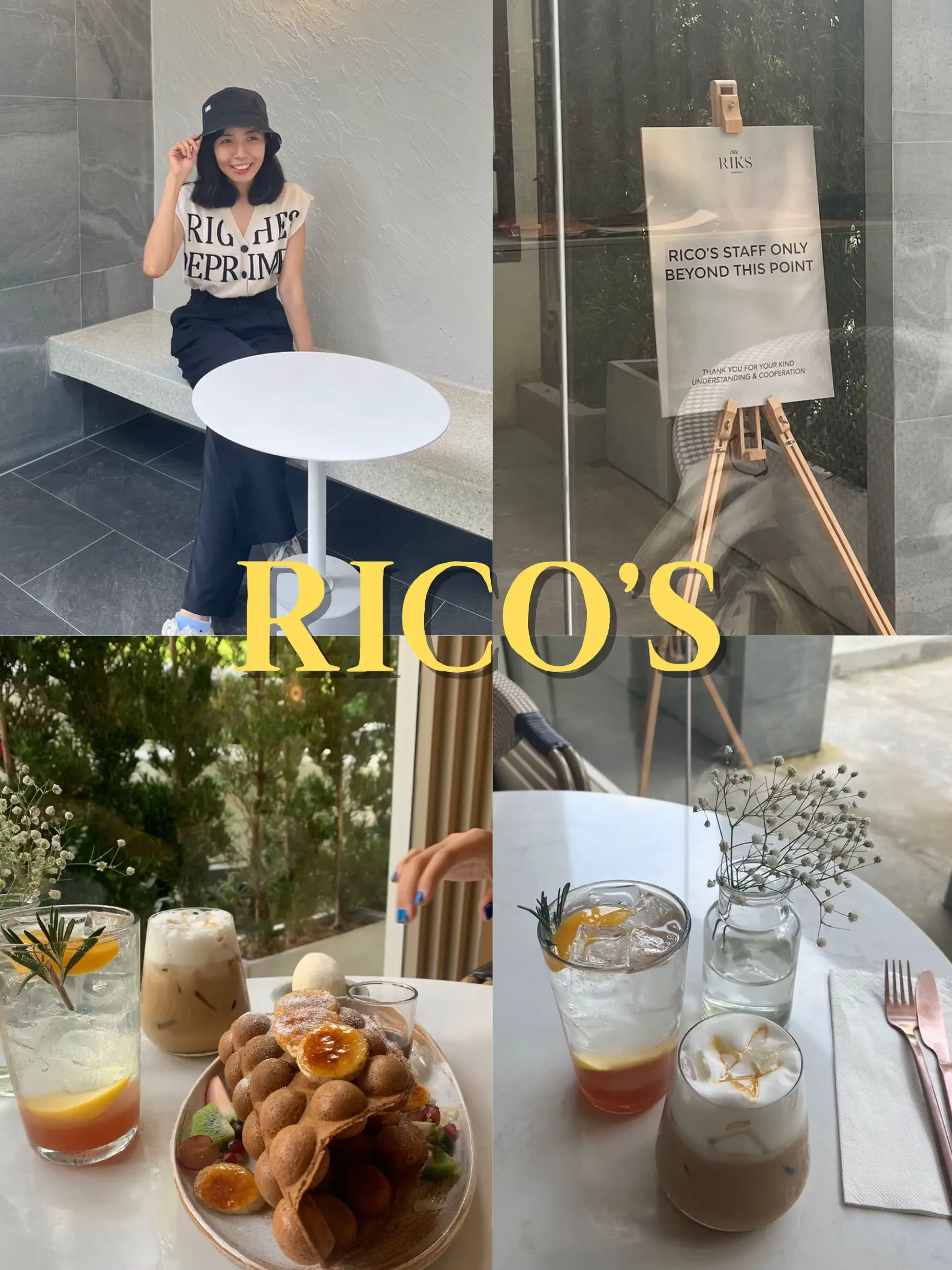 พาชมคาเฟ่ RICO’S สุขุมวิท 26 | แกลเลอรีที่โพสต์โดย Icetsukookkai🐤 | Lemon8