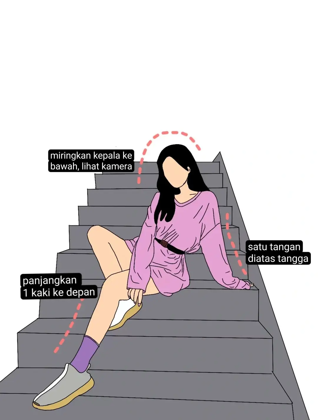 💕Pose Foto ditengah Tangga💕 | แกลเลอรีที่โพสต์โดย Lets.pose | Lemon8