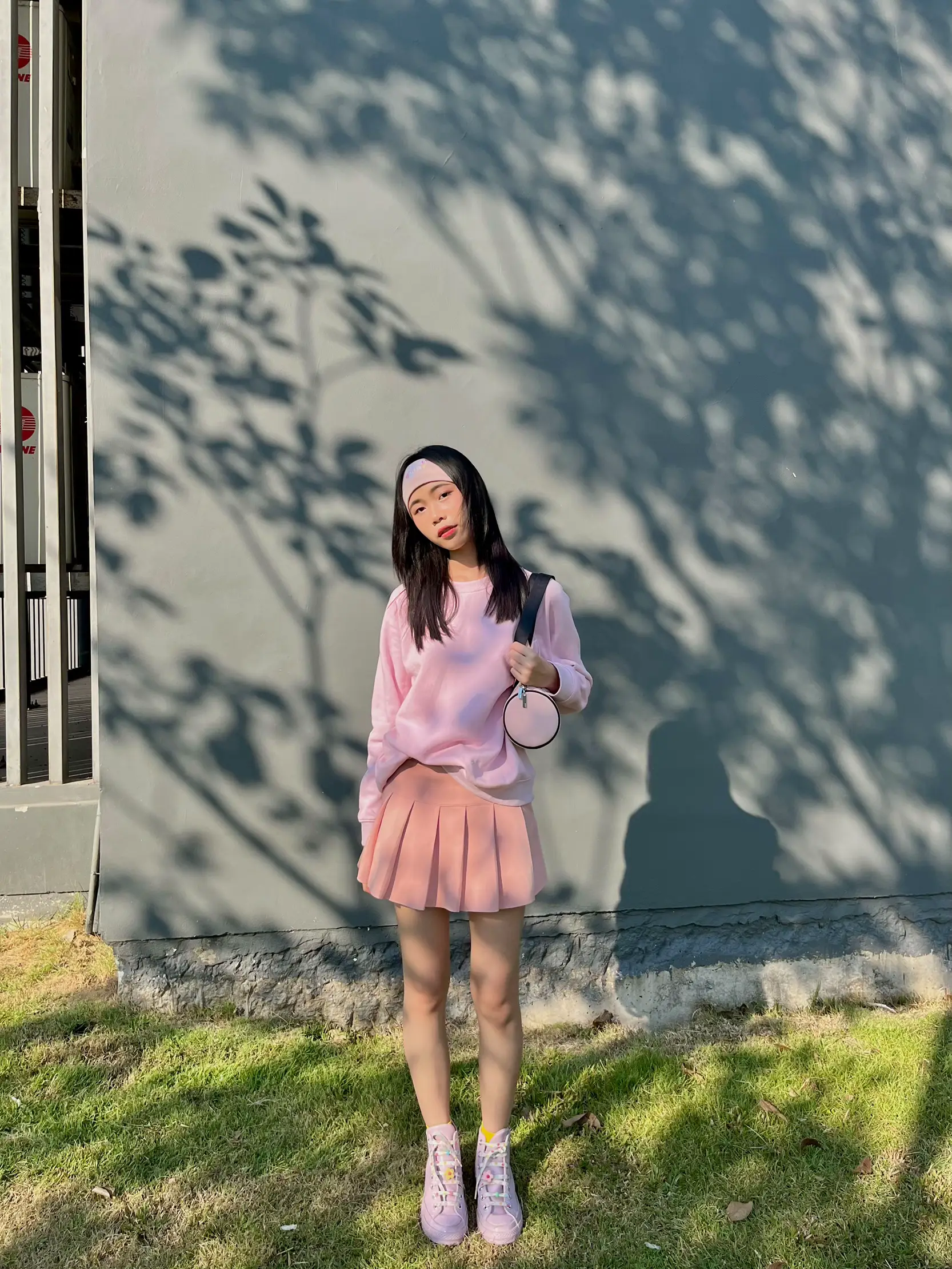 #OOTD ALL PINK 👚🦙🌷🥂 | แกลเลอรีที่โพสต์โดย เอิงอุ๋ย | Lemon8