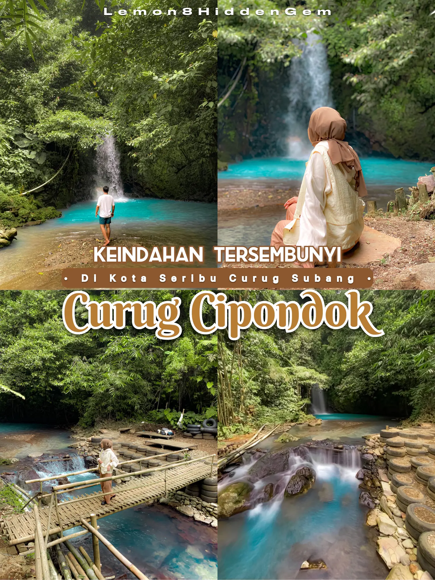 Indahnya Curug Cipondok Subang | Galeri diposting oleh rizmazara | Lemon8