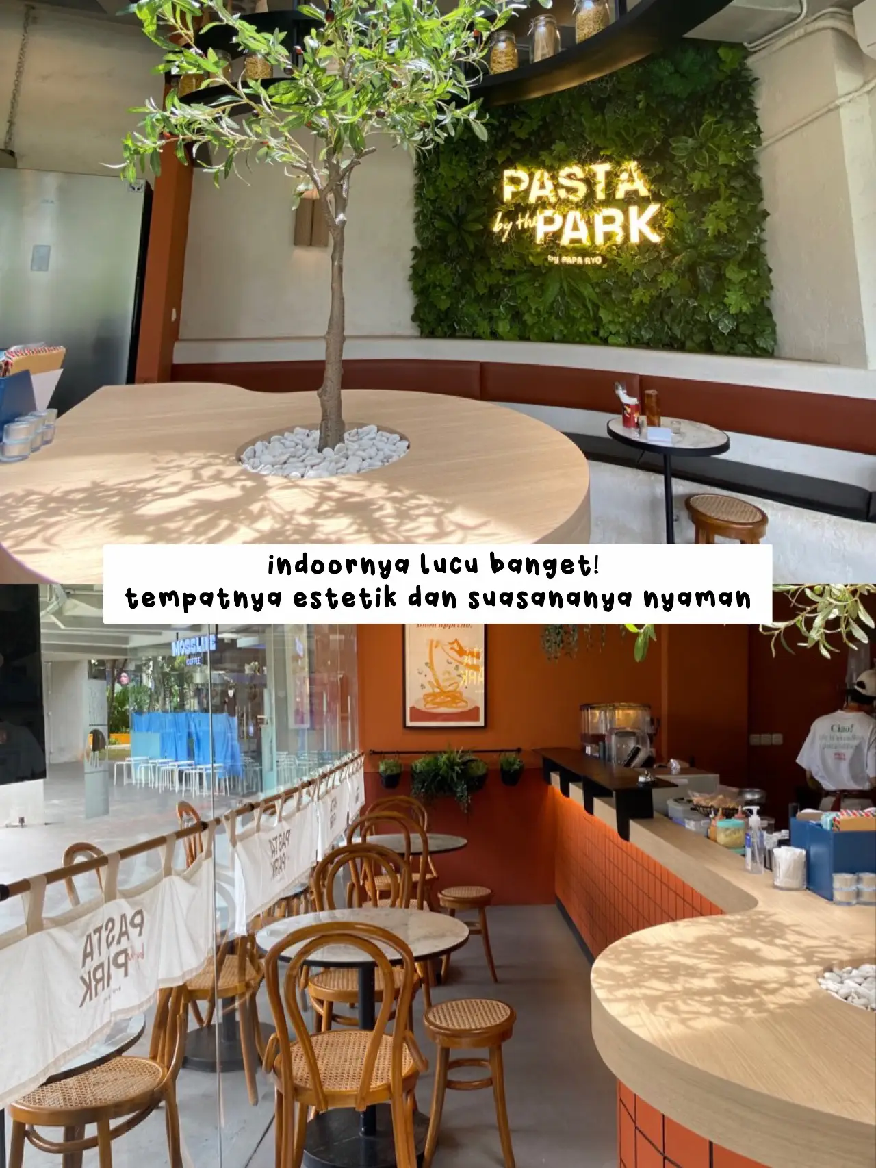 🍝GEMESSS! Ada resto pasta estetik di tengah taman | Galeri diposting ...