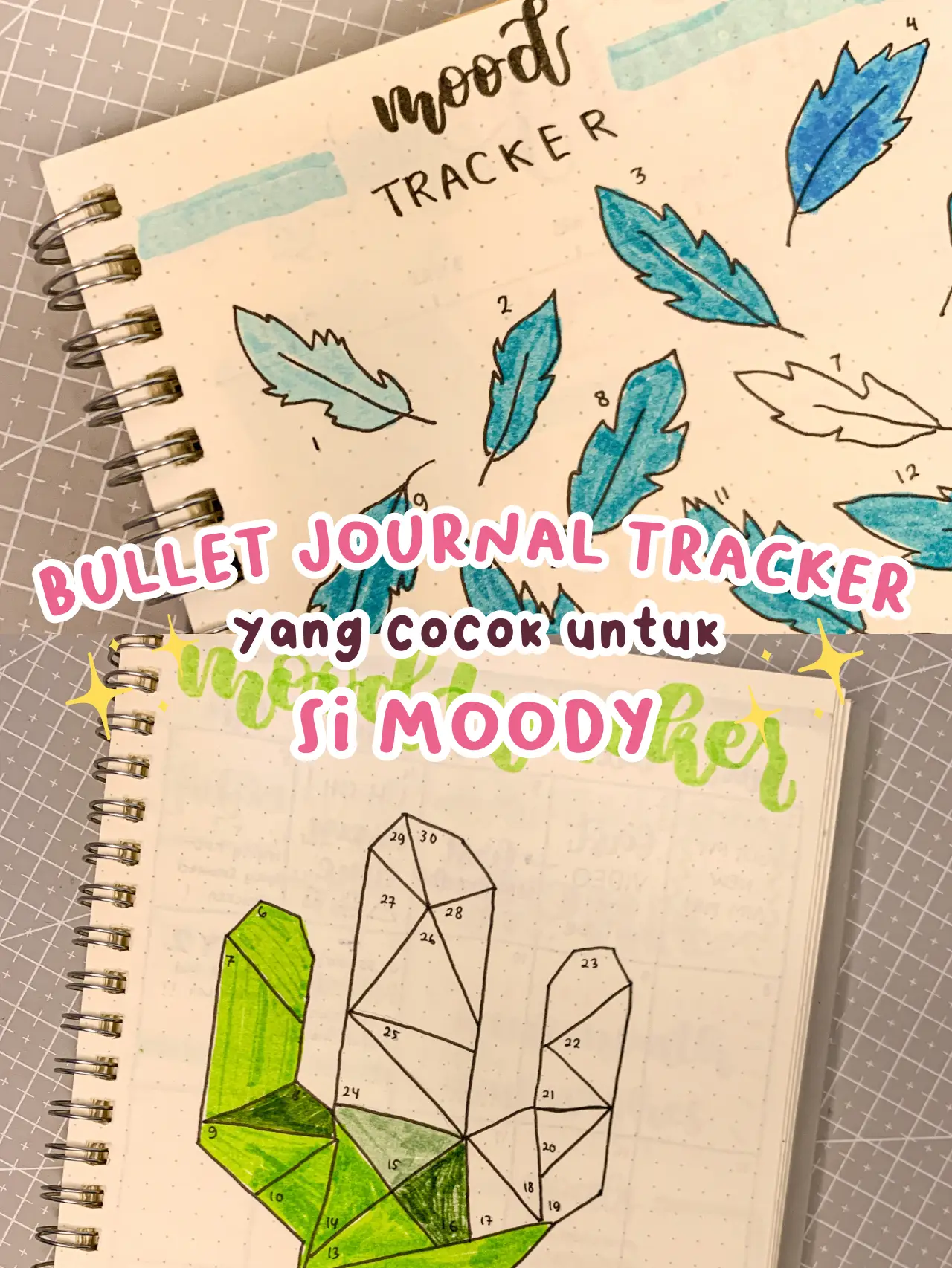 JOURNALING WITH ME: HOW TO MAKE MOOD TRACKER | Galeri diposting oleh studyssha | Lemon8