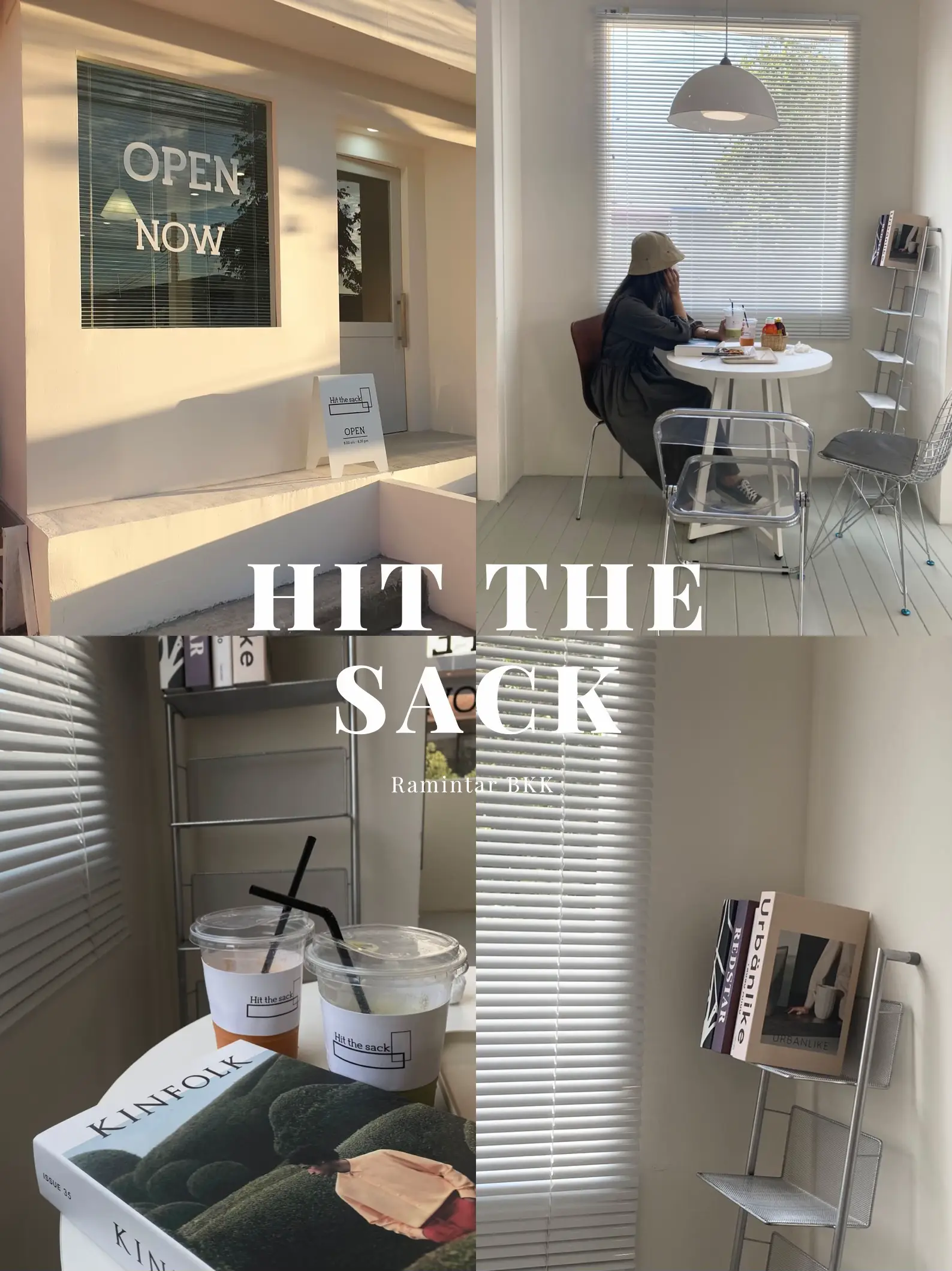Hit the sack cafe🏠 คาเฟ่สไตล์มินิมอล | แกลเลอรีที่โพสต์โดย kaewkmr | Lemon8