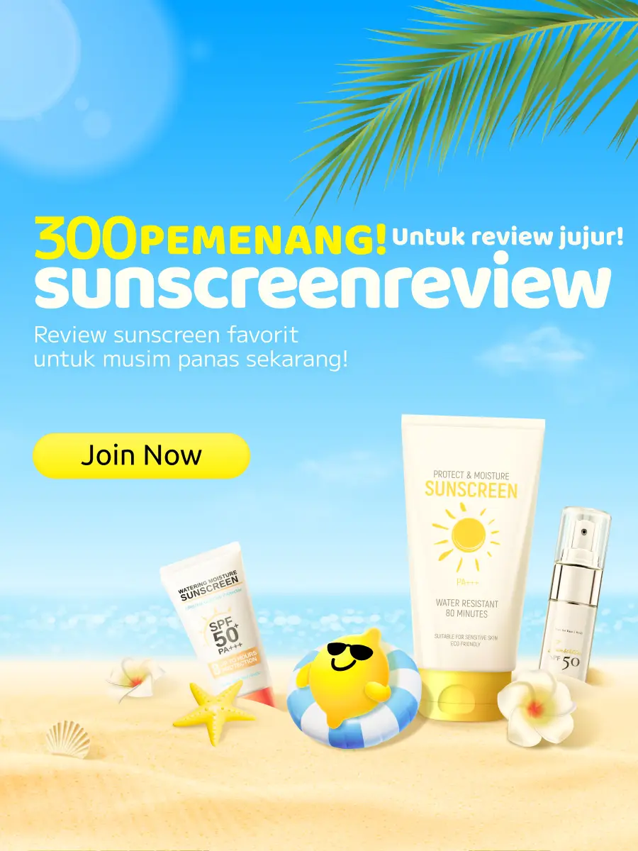JOIN #sunscreenreview DAPET 300 SUNSCREEN⁉️ | แกลเลอรีที่โพสต์โดย Lemon8_ID | Lemon8