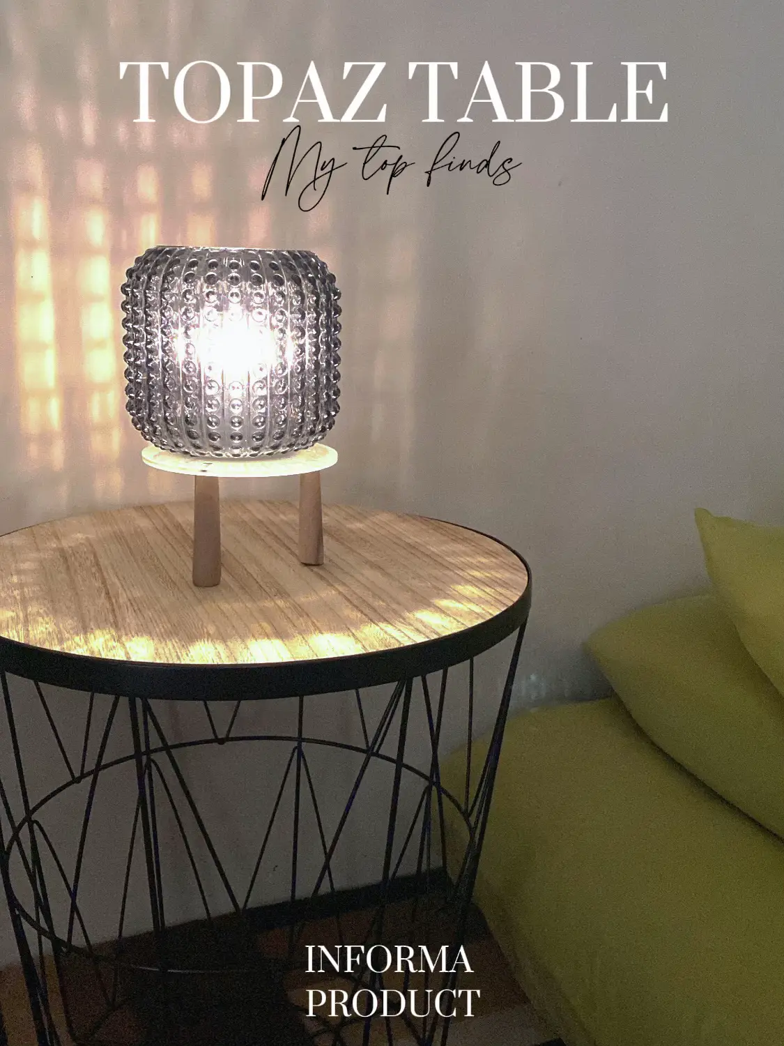 MEJA DAN LAMPU MURAH BY INFORMA🛋️ | Galeri diposting oleh sarah s🌙 | Lemon8