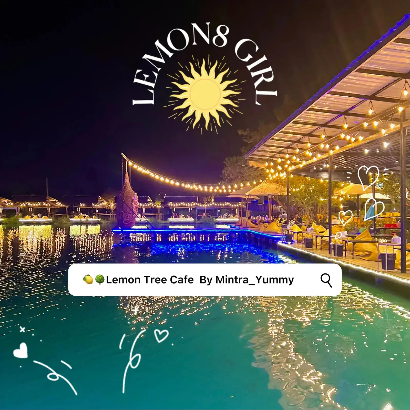 🔵Lemon Tree Cafe🍋🌳คาเฟ่สีเหลืองกับสระน้ำสีฟ้า@ใกล้ดอนหวาย🟡 | แกลเลอรี ...