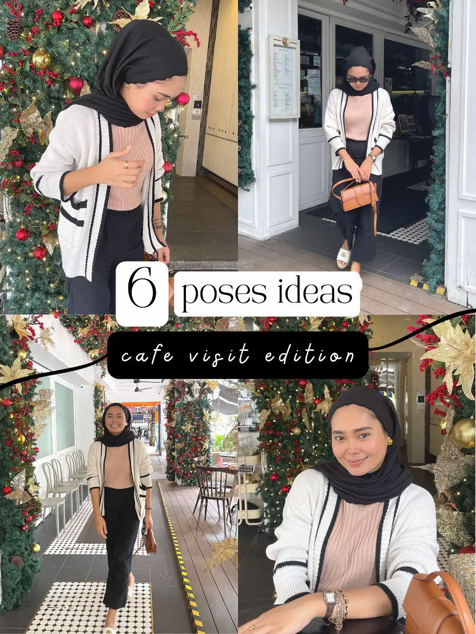 6 Poses Ideas: Cafe Visit Edition | Galeri disiarkan oleh eeyasairi | Lemon8