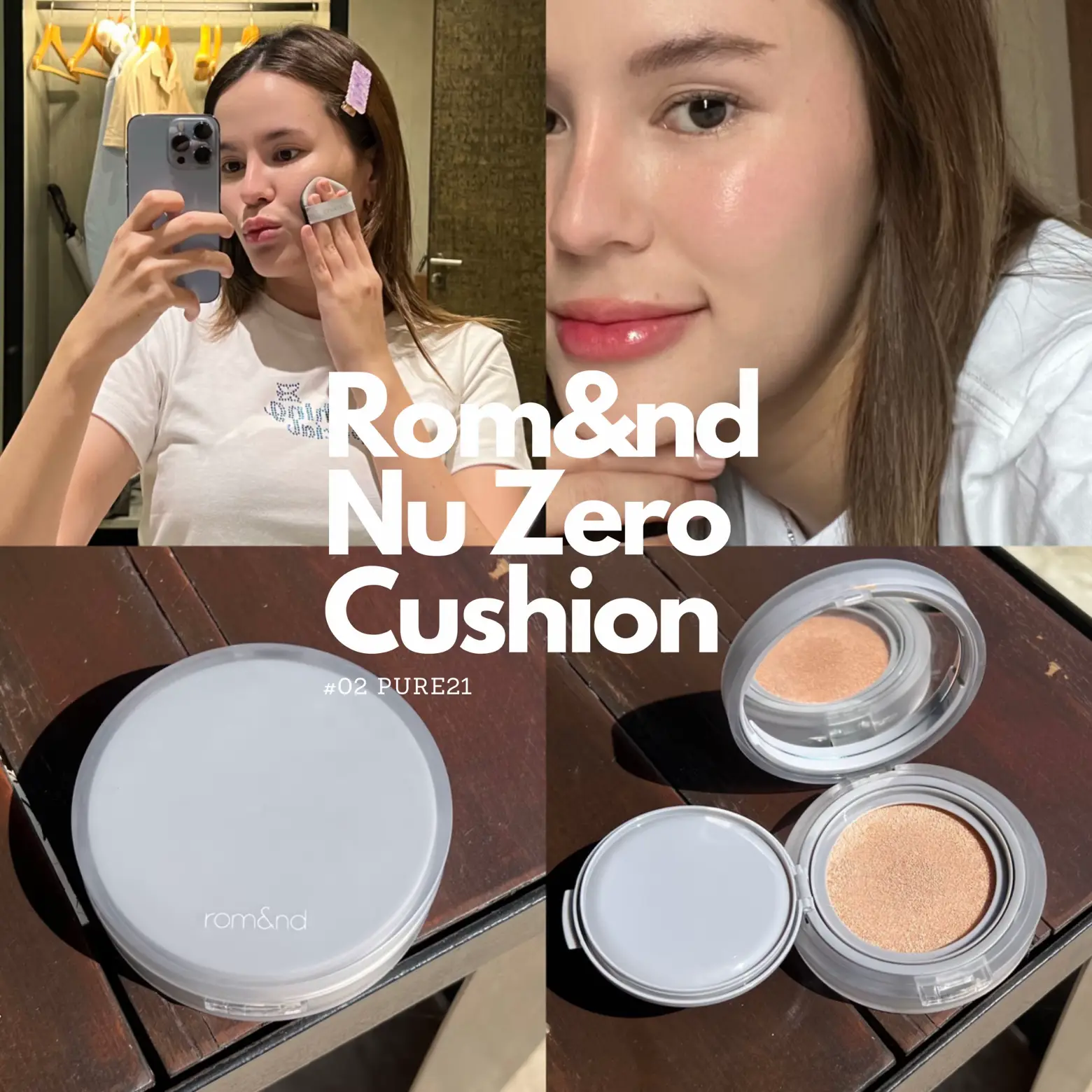เห่อ Cushion ลูกรักตัวใหม่! ของ Rom&nd 😛🫧 | Galeri disiarkan oleh Jiratarr | Lemon8