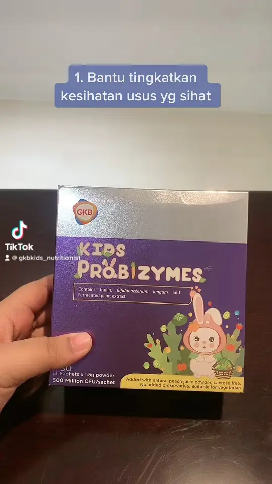 GKB Kids Probizymes ️ ️ | Video diterbitkan oleh KidNutritionist | Lemon8