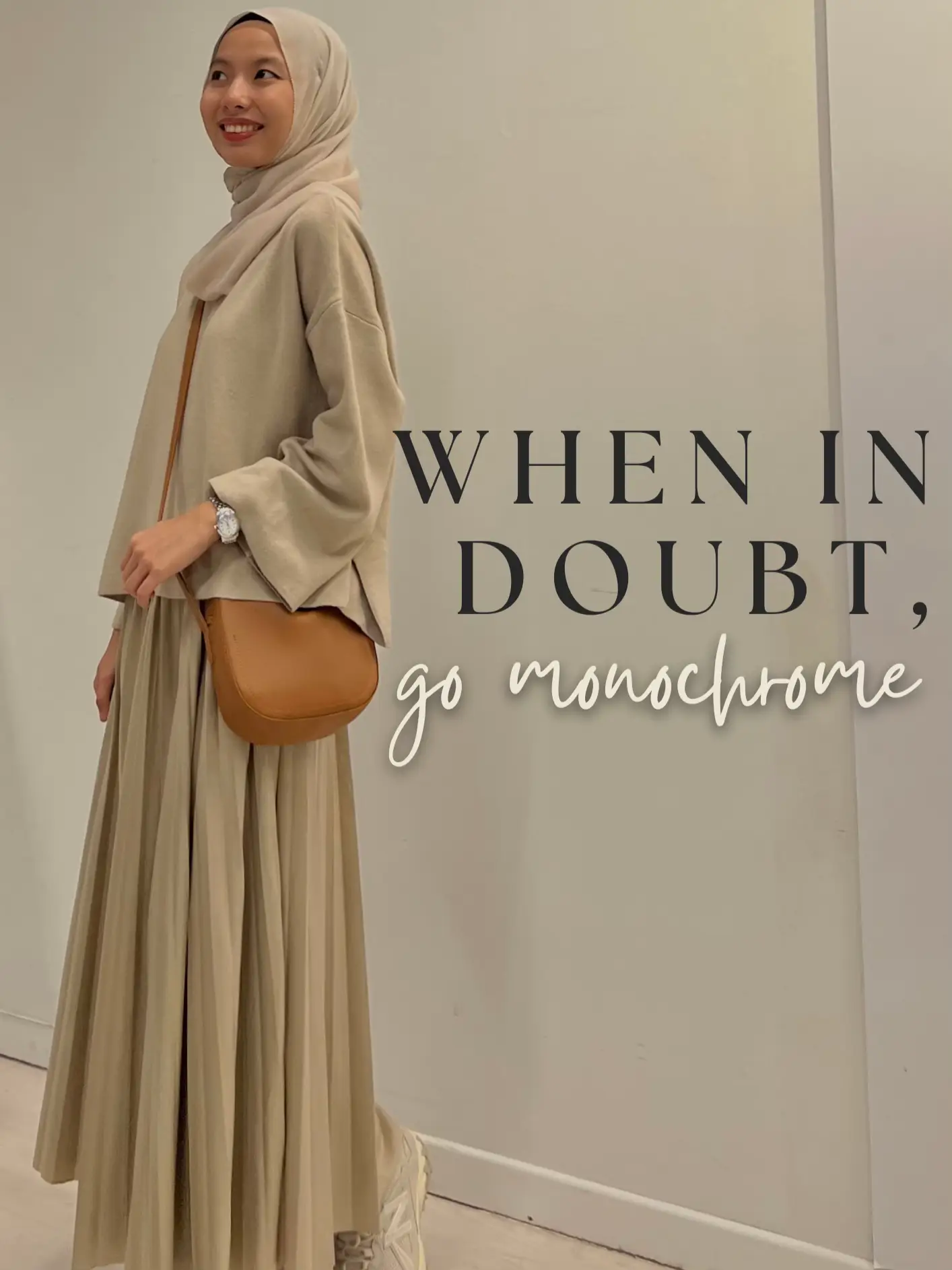 When in Doubt, Go Monochrome | Galeri disiarkan oleh elisa | Lemon8
