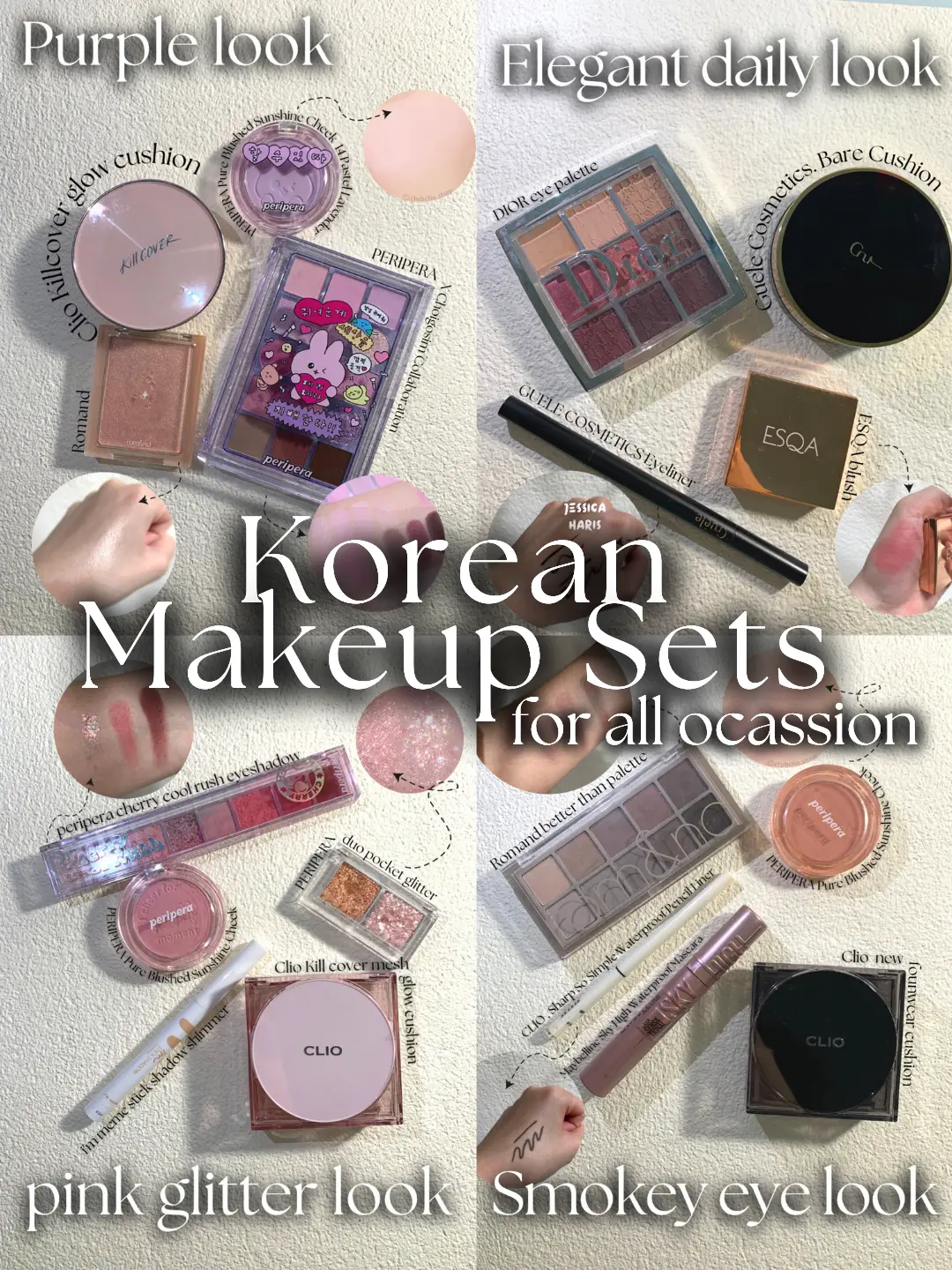 My Korean makeup sets 💕 | แกลเลอรีที่โพสต์โดย Jessica Haris | Lemon8