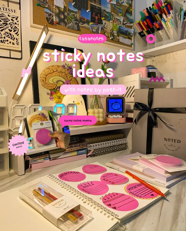 ide berkreasi dengan sticky notes! coba yuk! 💗 | Galeri diposting oleh ...