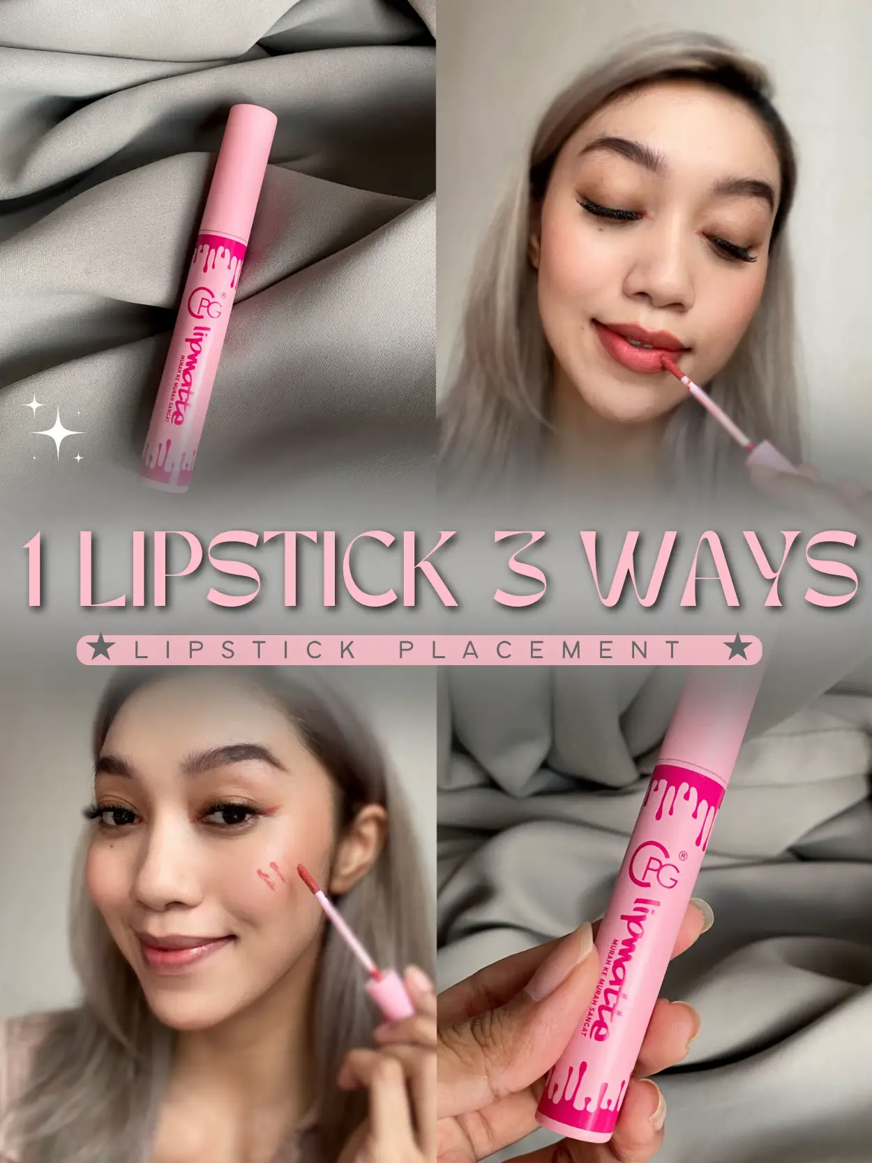1 Lipstick 3 Ways of using it! | Galeri disiarkan oleh 𝒴𝓊𝓃𝒶 𝑀𝑜𝒽𝒶𝓂𝒶𝒹 ...
