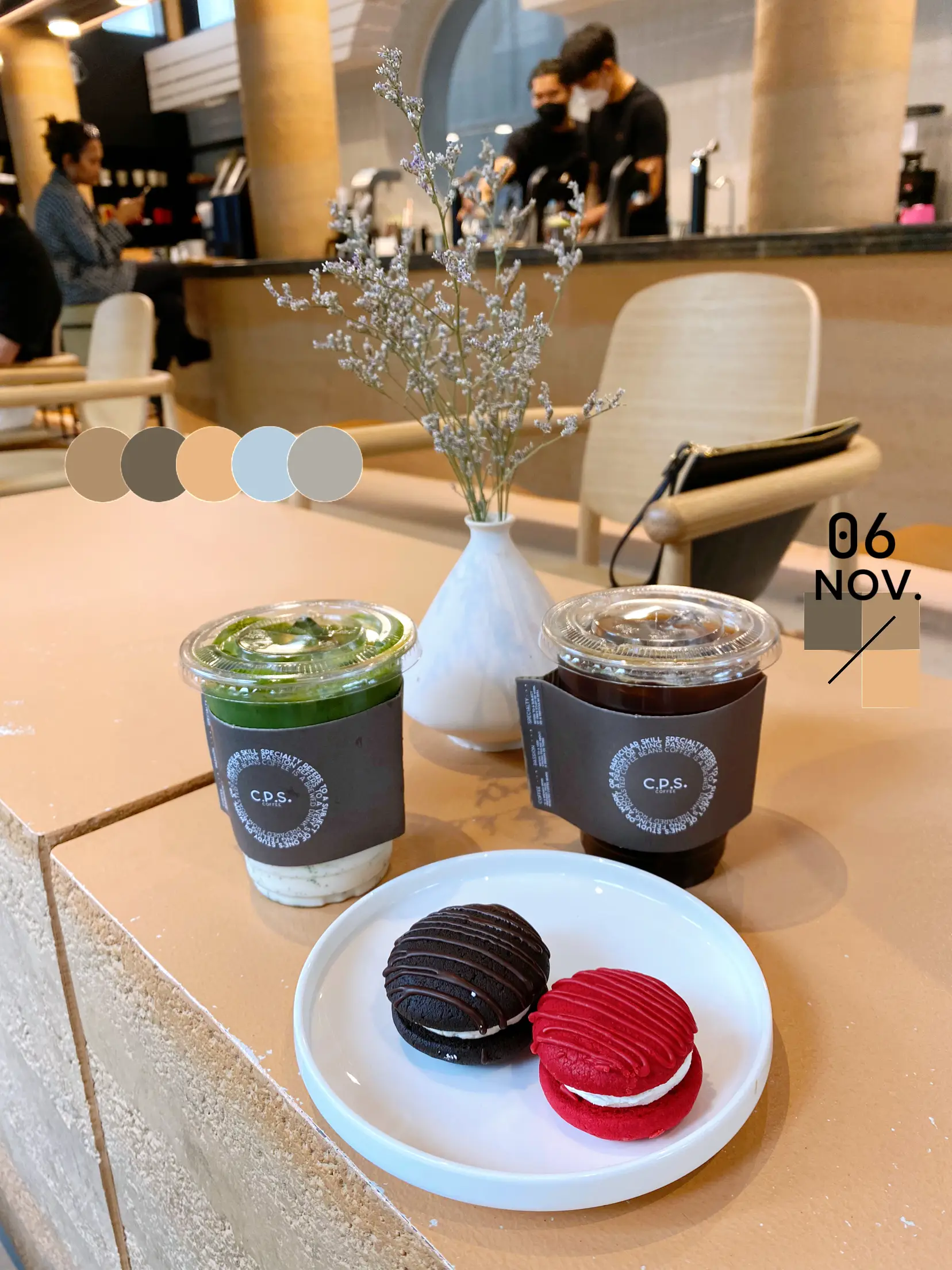 ค่าเฟ่ใจกลางทองหล่อ CPS coffee ☕️🍵 | แกลเลอรีที่โพสต์โดย BomBey | Lemon8