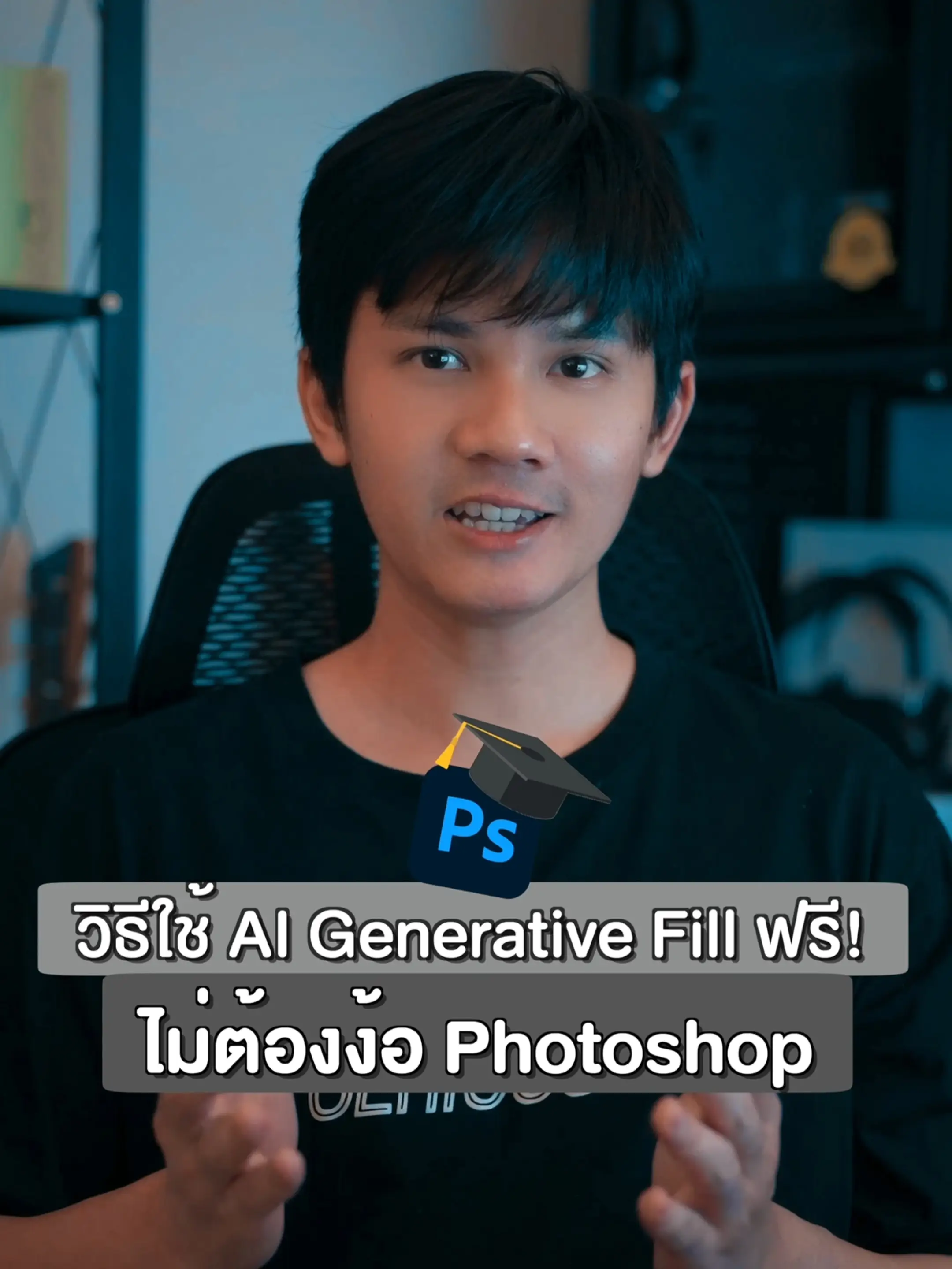 ใช้ Ai Generative Fill ฟรี ไม่ต้องง้อ Photoshop วิดีโอที่เผยแพร่โดย Porschp Lemon8