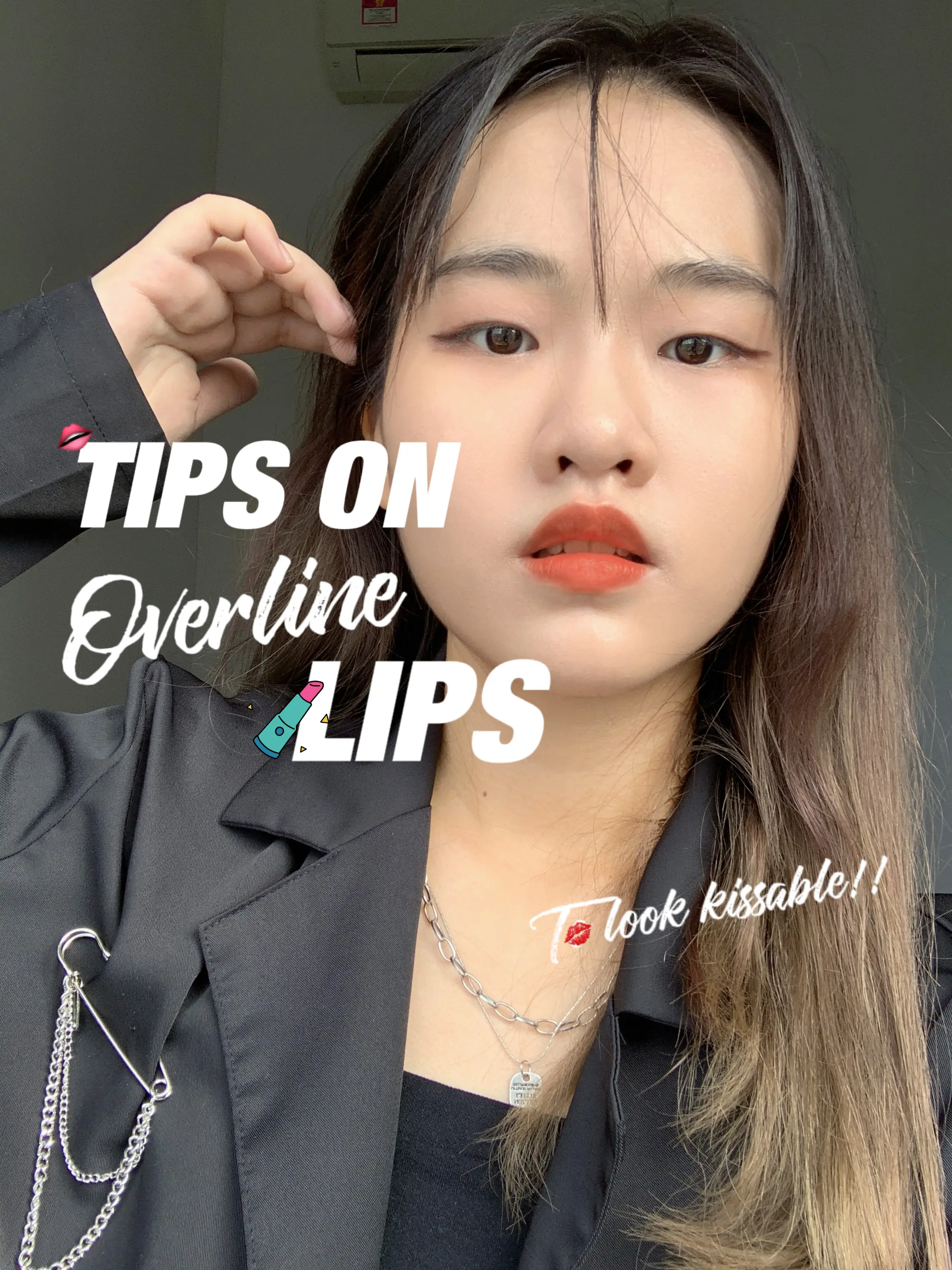 HOW TO OVERLINE LIPS 👄to look kissable!! | Galeri disiarkan oleh ...