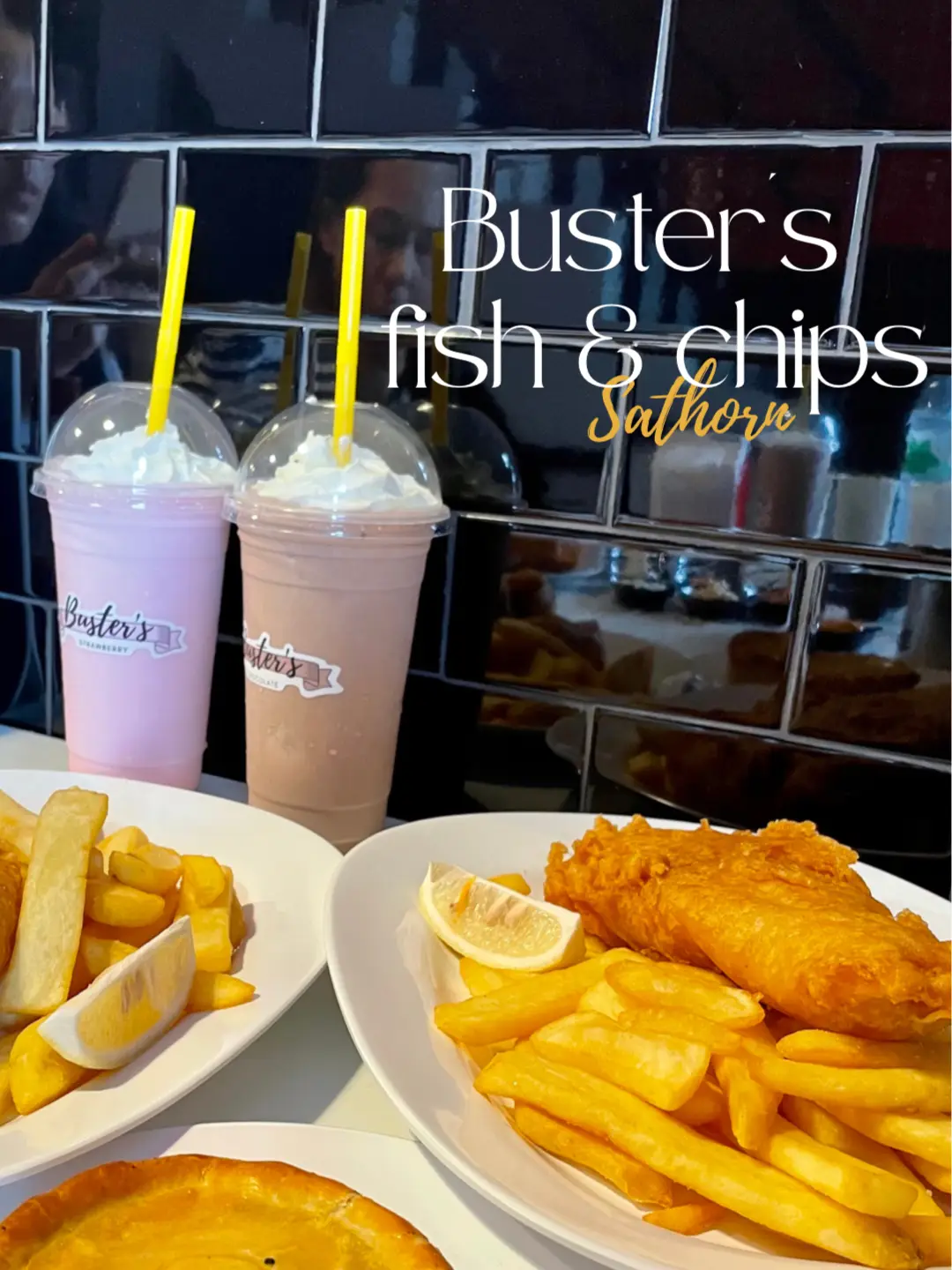 Buster’s fish & chips🐟 อยู่แค่สาทรก็อร่อยเหมือนไปอังกฤษ🇬🇧 | แกลเลอรีที่ ...