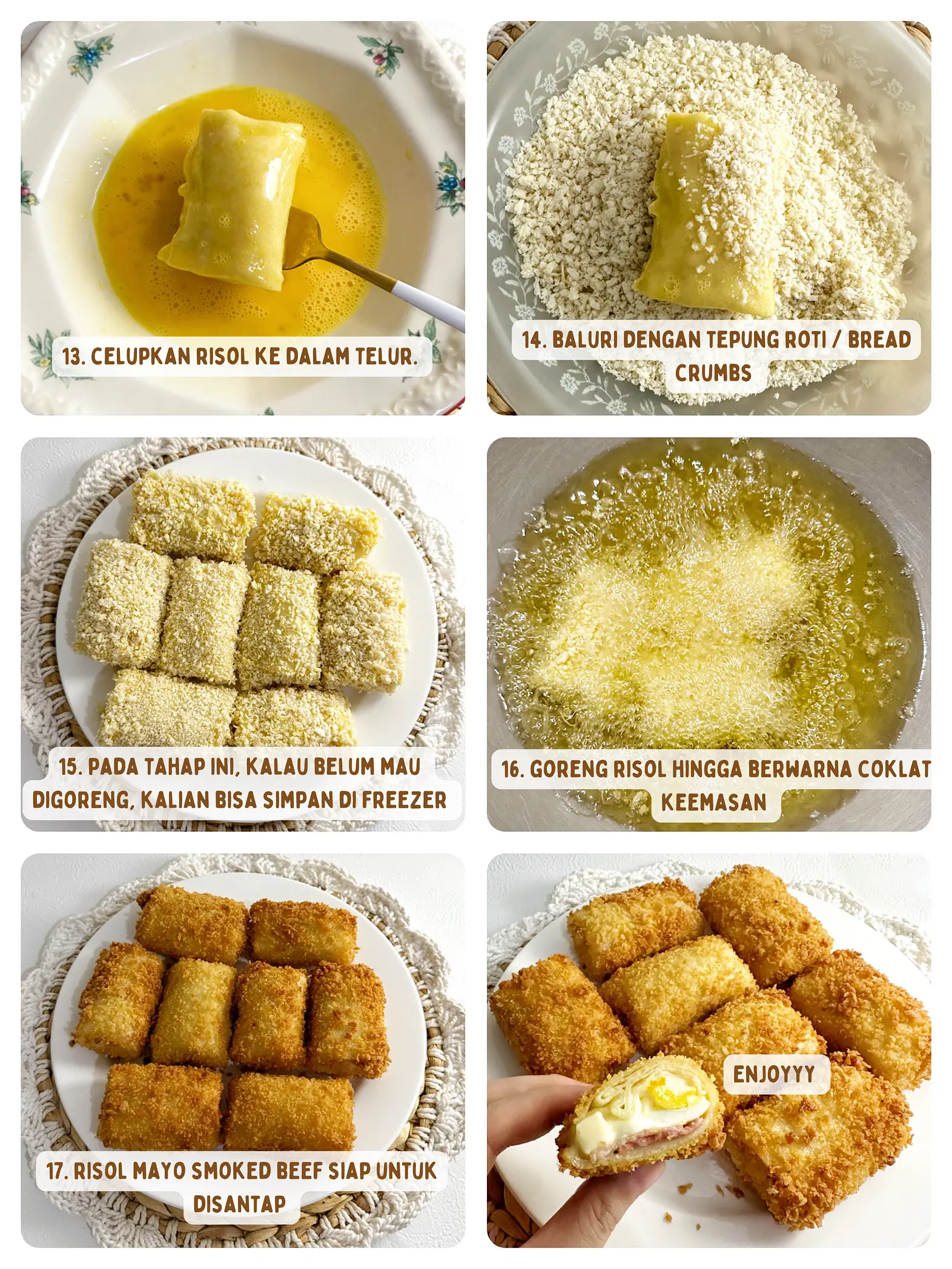 Resep Risoles Mayo Anti Sobek, Dijamin Enak 😋💯 | Galeri diposting oleh Patty’s Table | Lemon8