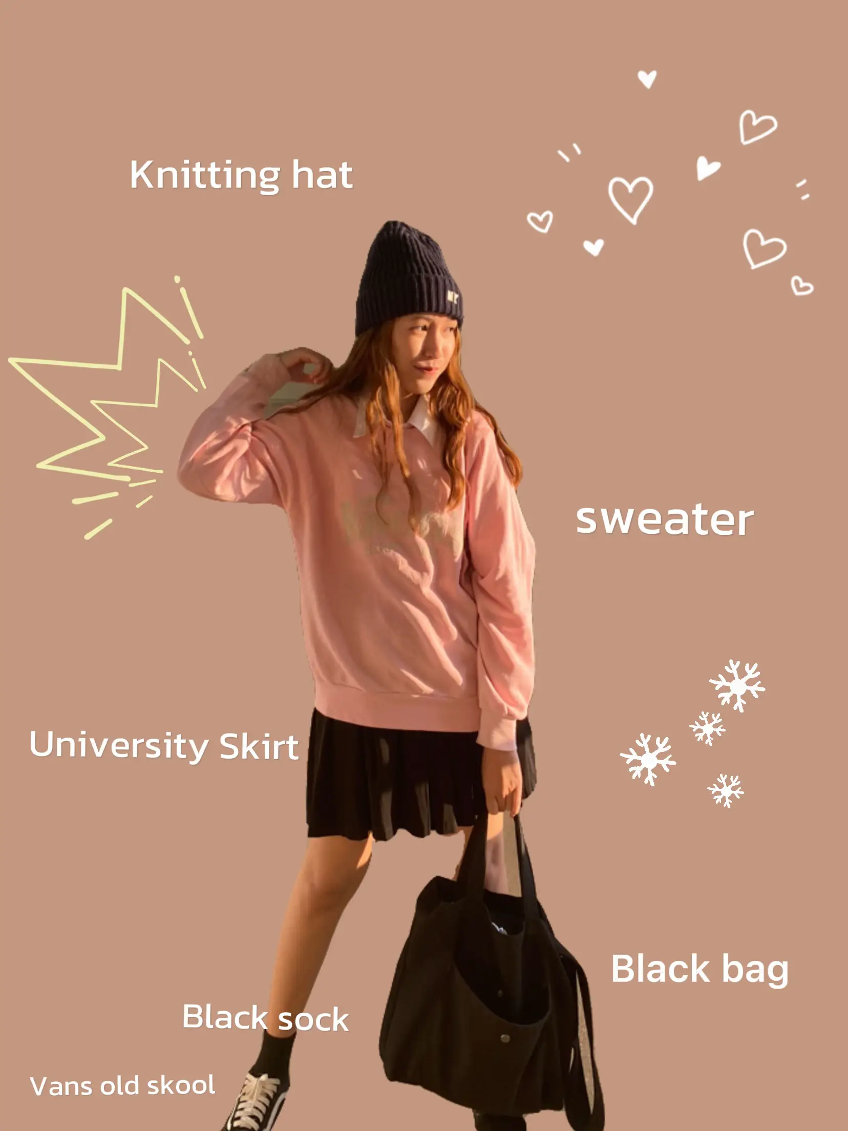 University outfit : winter ️ | แกลเลอรีที่โพสต์โดย Evephany;) | Lemon8