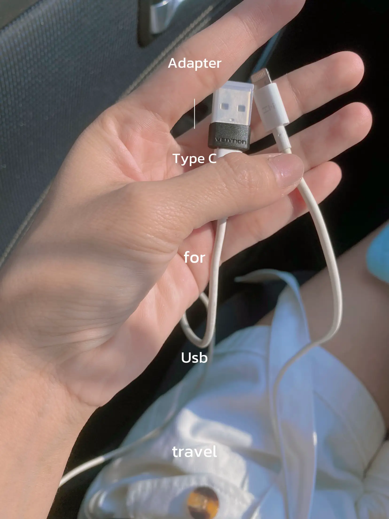 หัวแปลงสายชาร์จ type -b type c ไอโฟนในรถ | แกลเลอรีที่โพสต์โดย fiw 659 | Lemon8