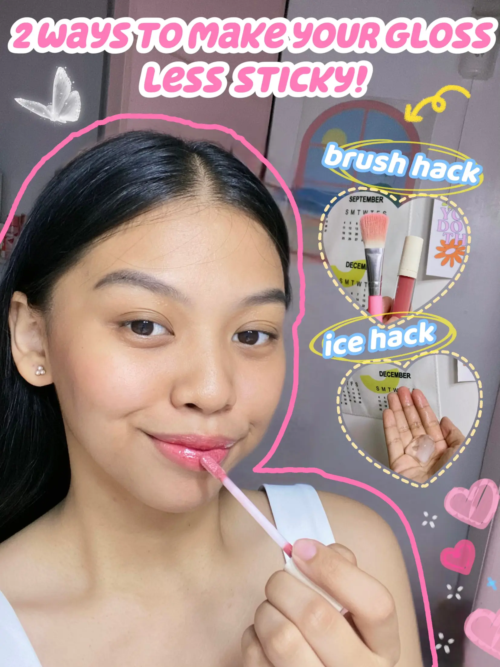say goodbye to super sticky gloss!😬 tip & hacks!💋 | แกลเลอรีที่โพสต์โดย ...
