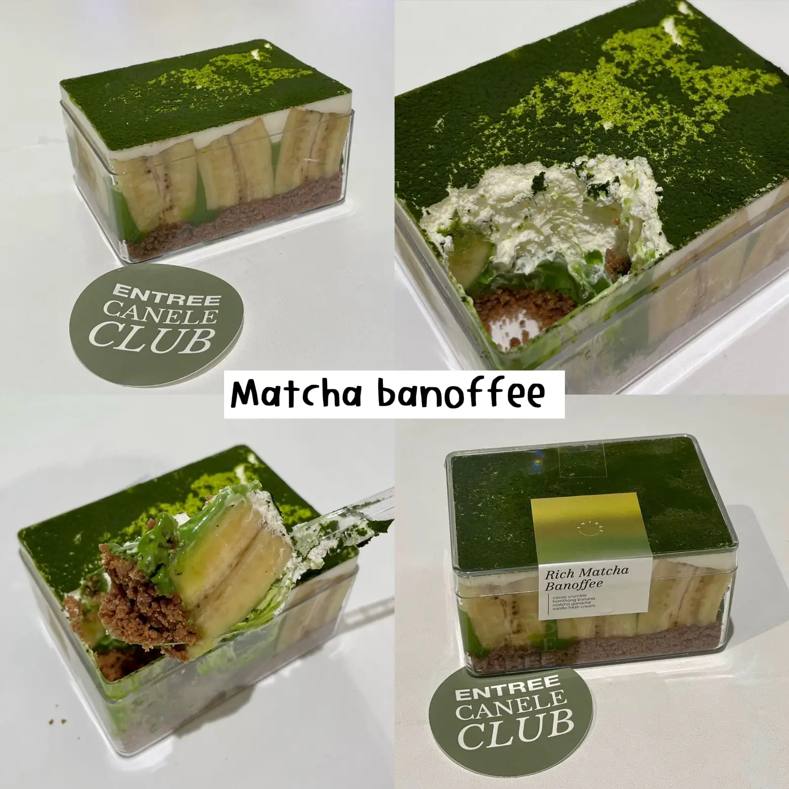 Matcha Banoffee ดีๆๆๆ 😁 | วิดีโอที่เผยแพร่โดย CookingForPrin | Lemon8