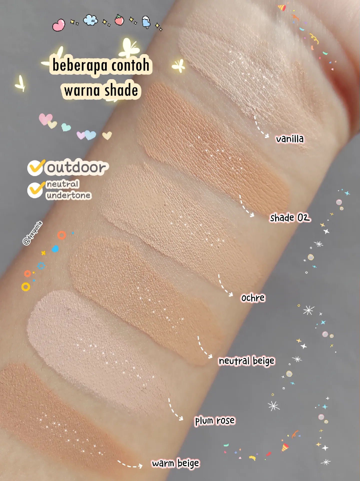 Menentukan shade berdasarkan skintone dengan mudah | Galeri diposting ...