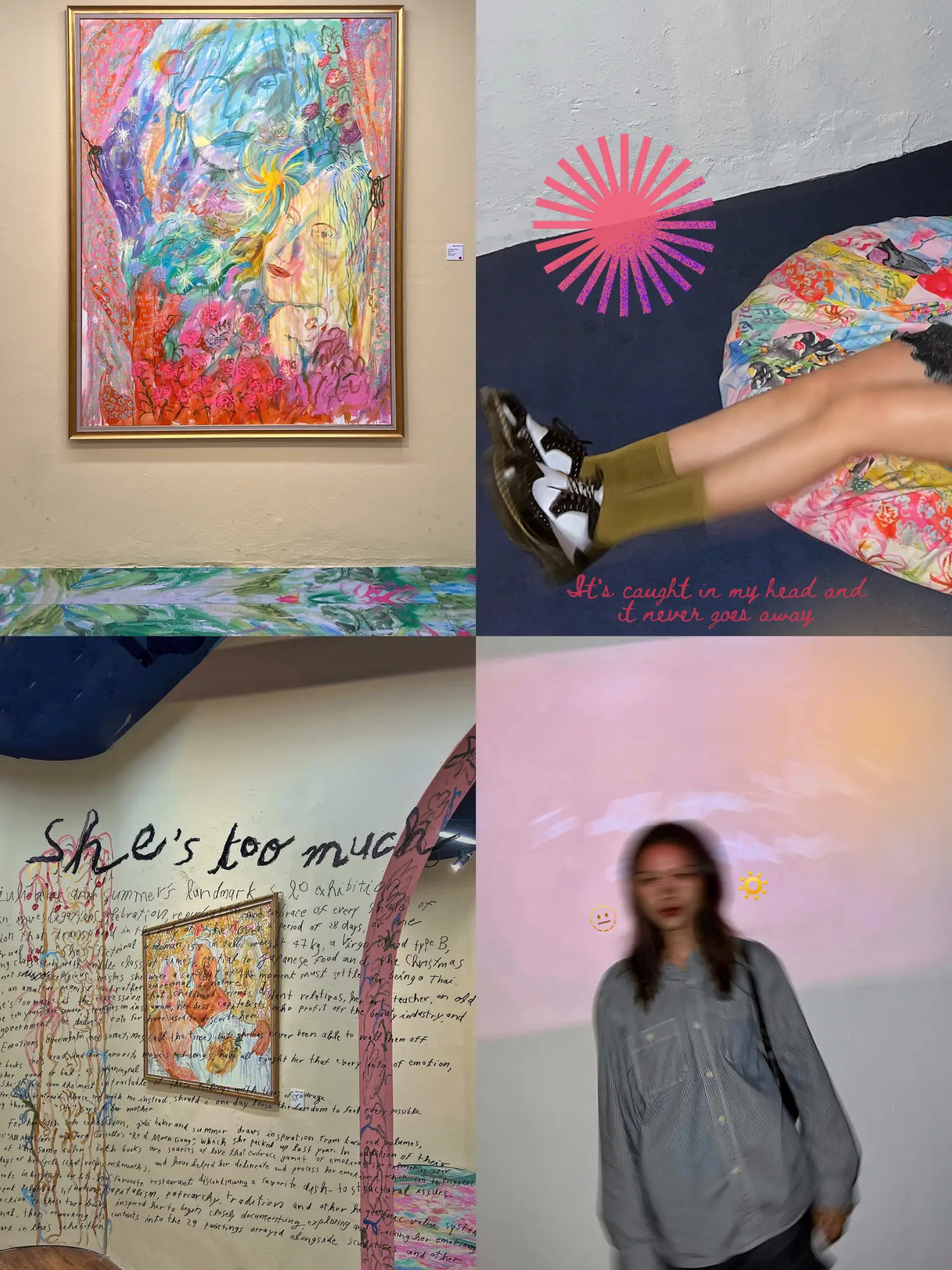 หนีสงกรานต์ไปชมนิทรรศการ She’s too much | แกลเลอรีที่โพสต์โดย backyard | Lemon8