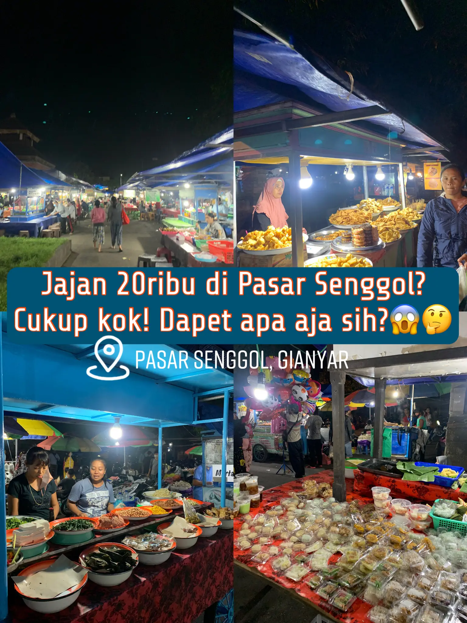 Kuliner malam di pasar senggol, 20 ribuan cukup🤤 🍭 | Galeri diposting ...