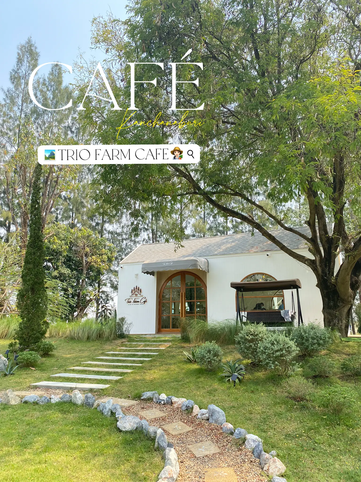 📍Café Kanchanaburi เปิดใหม่!! “Trio Farm Cafe” 🏞️🌤️👩‍🌾 | แกลเลอรีที่ ...