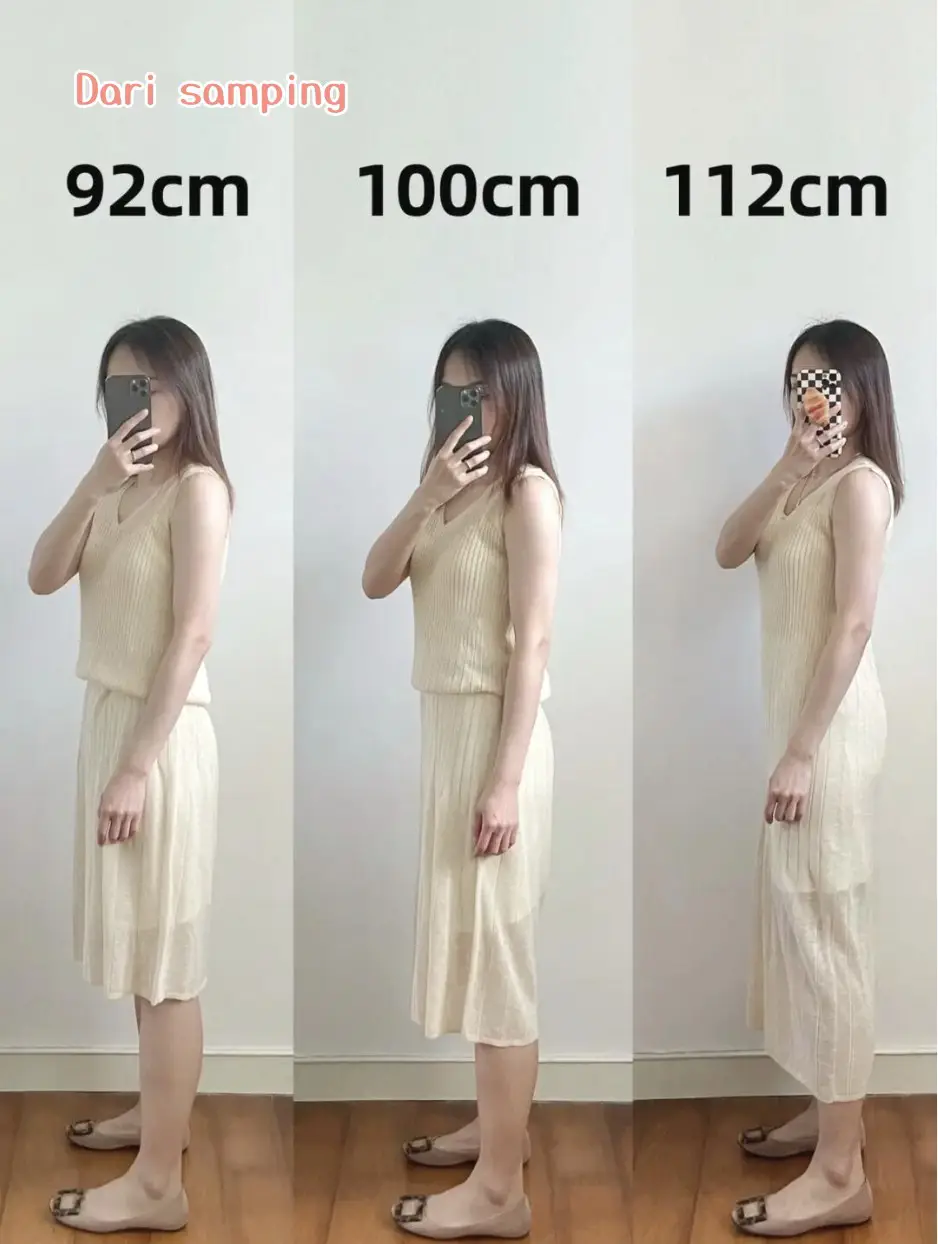 REFERENSI PANJANG DRESS UNTUK TINGGI 153-158 CM👗⭐️ | Galeri diposting ...