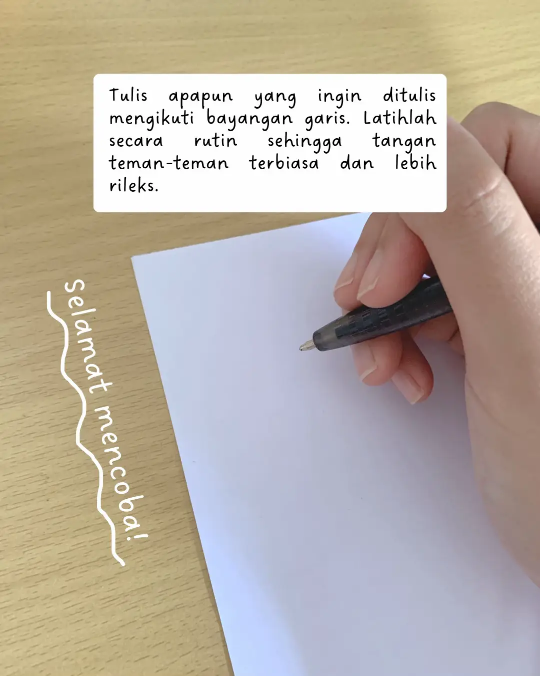 TIPS TULISAN TANGAN TETAP RAPI DI KERTAS POLOS 📝 | Galeri diposting ...