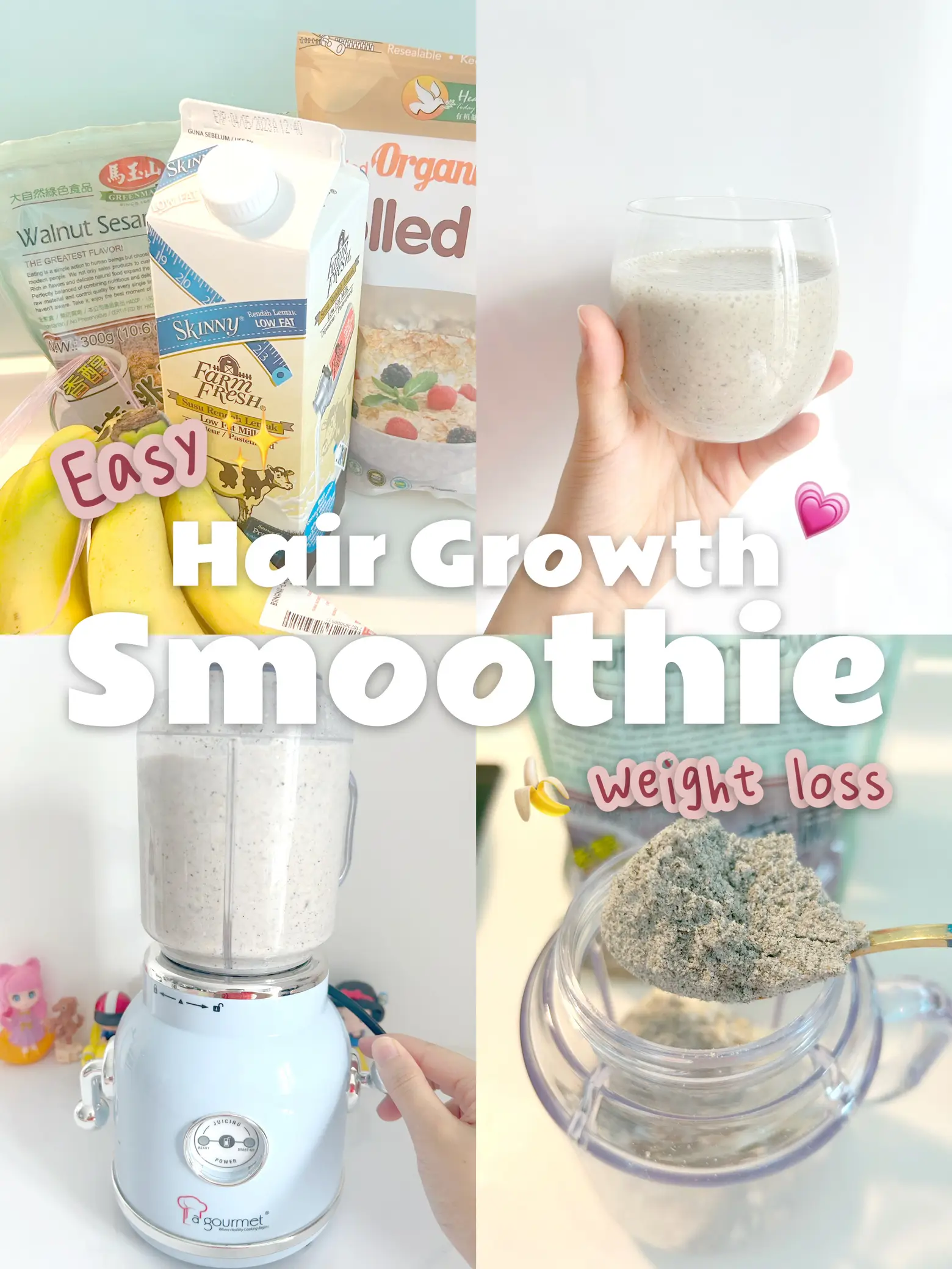 Let’s make hair growth smoothie today!!💗 | Galeri disiarkan oleh hey ...