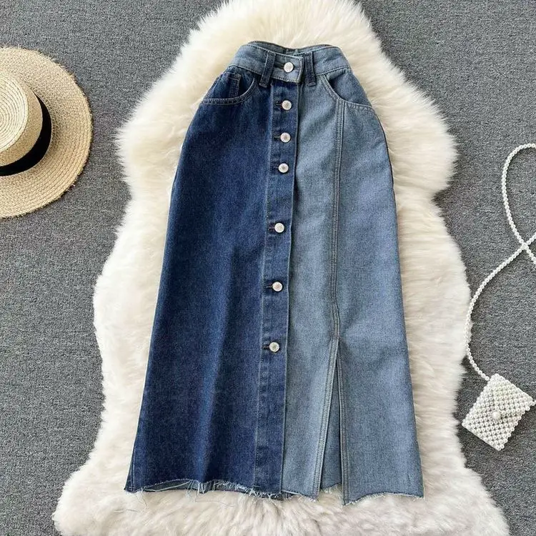 Rekomendasi rok jeans buat outfit kemana aja | Galeri diposting oleh ...