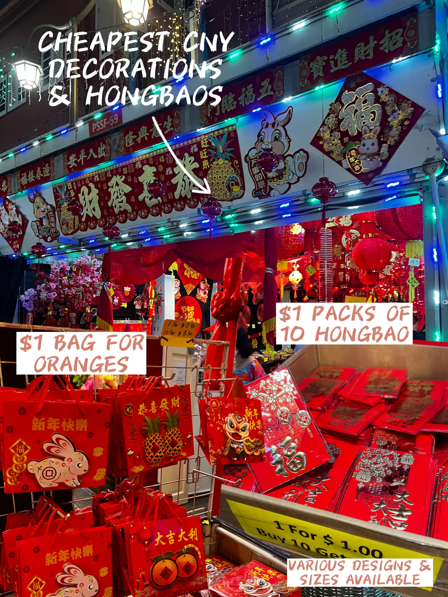 CNY Shopping; where to get the cheapest stuff!🧧 | Gallery posted by ...