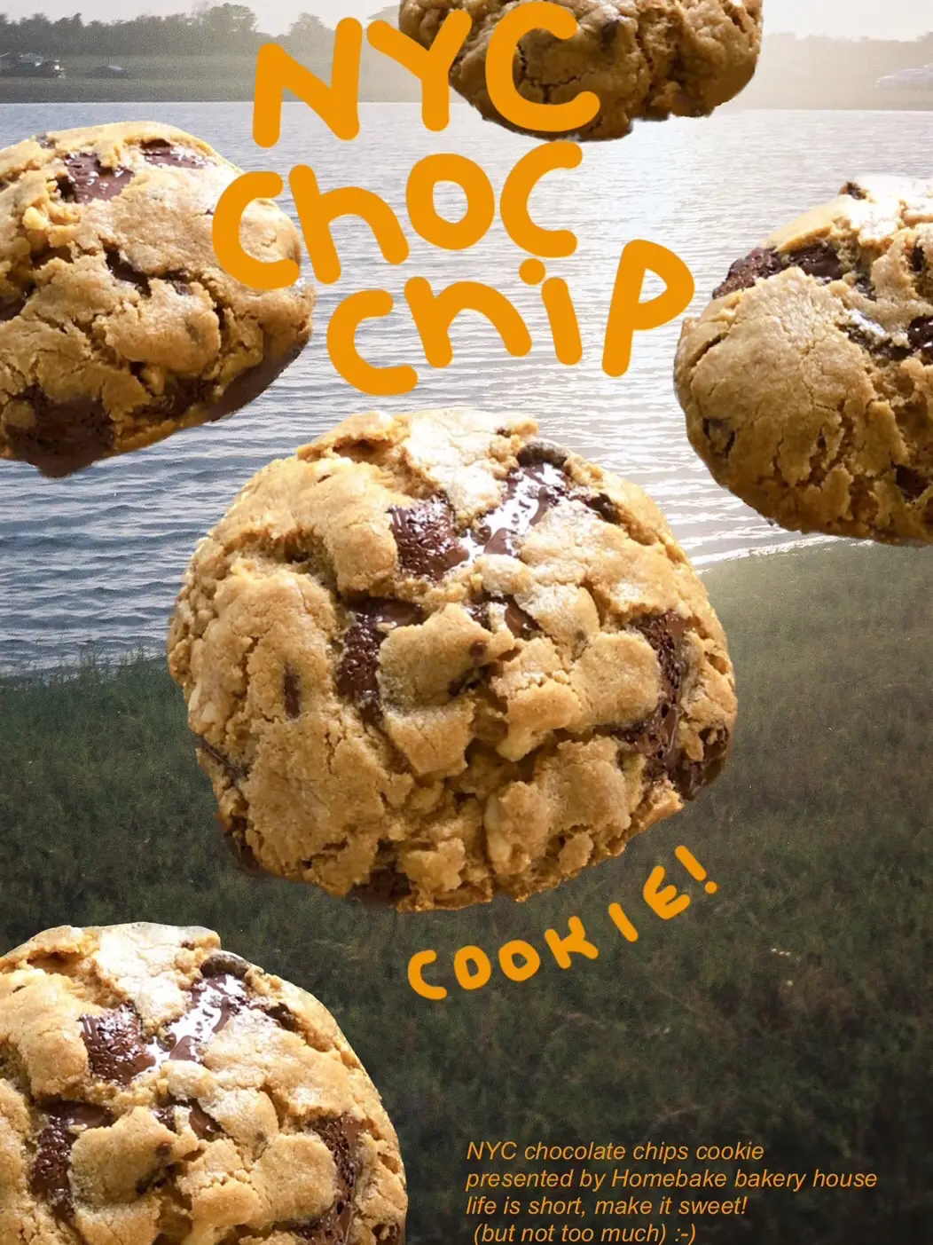 🍪NYC cookies 🍪ชิ้นใหญ่เท่าฝ่ามือ👋🏼 | แกลเลอรีที่โพสต์โดย Home Bake | Lemon8