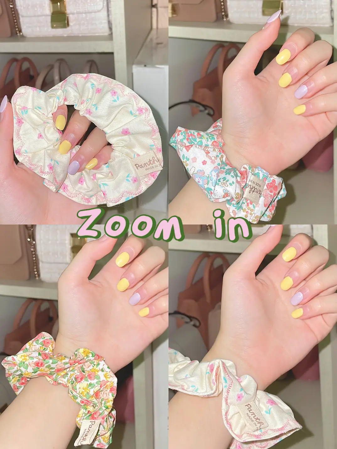 ป้ายยา Srunchies ลายดอกสุดคิวท์ ̎𓂂𓏸🌷🌼🌳🤏🏻 แกลเลอรีที่โพสต์โดย Earn ♡ Lemon8