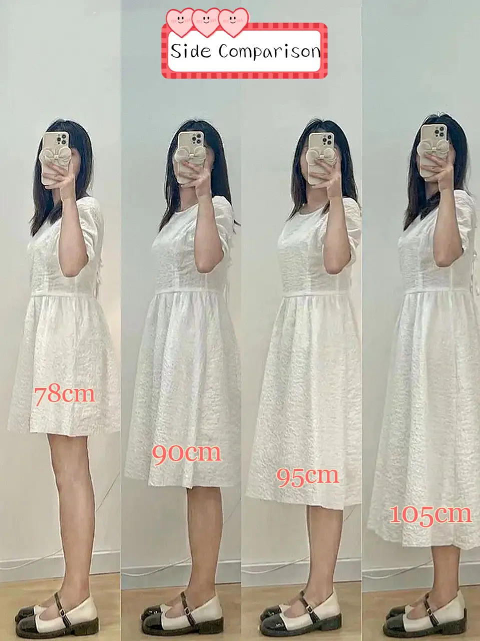 148-155cm | Dress Length Reference‼Petite girl | Galeri diposting oleh Silviana | Lemon8