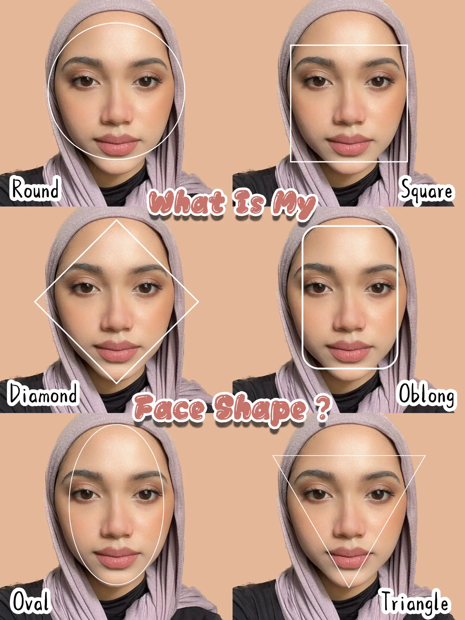 Your Face Shape Guide | Must Read! | Galeri disiarkan oleh Marshanuffa ...