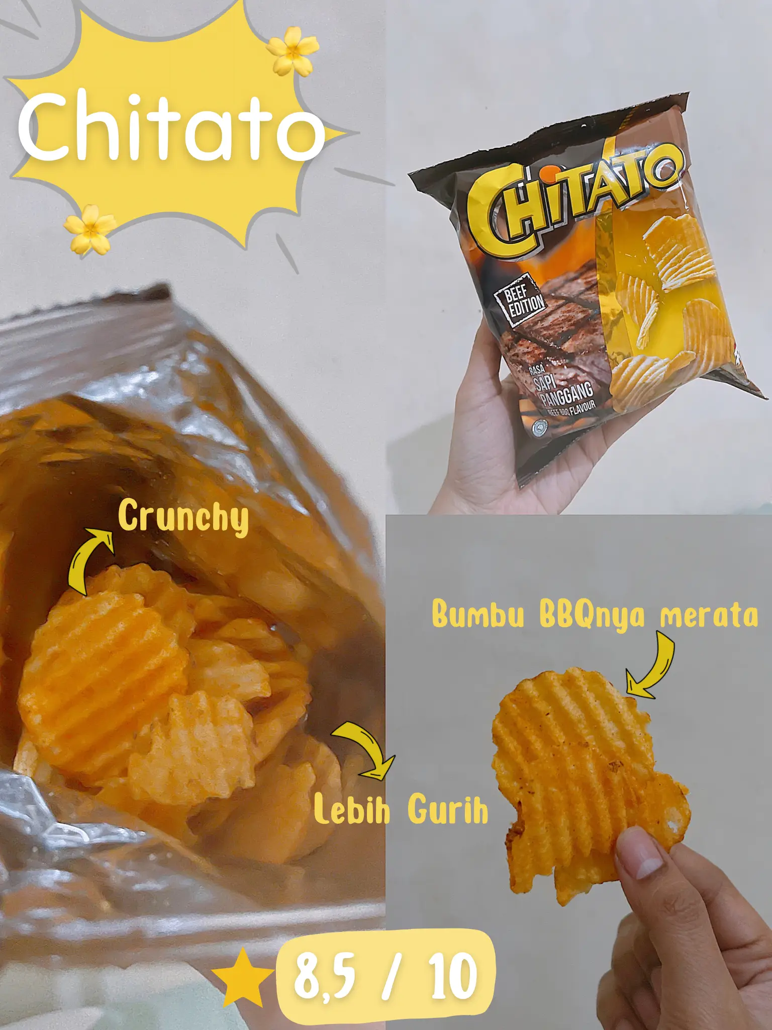 Battle Snack Potato Chips Rasa BBQ, Enakan mana?? | Galeri diposting ...