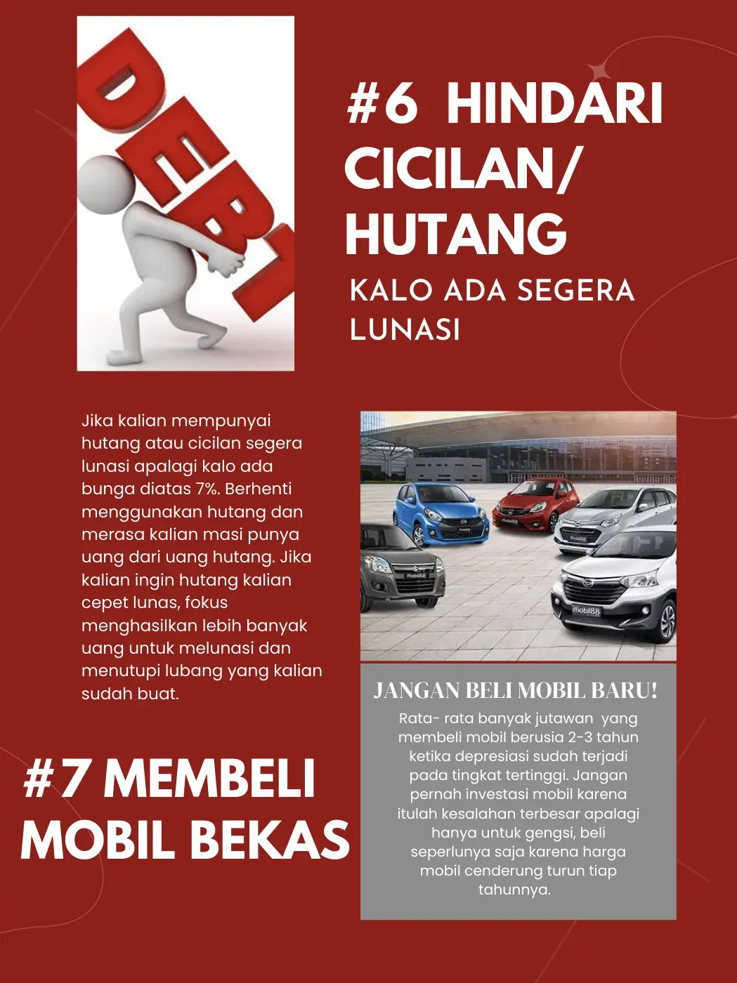 TIPS KAYA MUDA💸 (8 CARA SEDERHANA)!💲💰 | Galeri diposting oleh Charmine🤍 ...