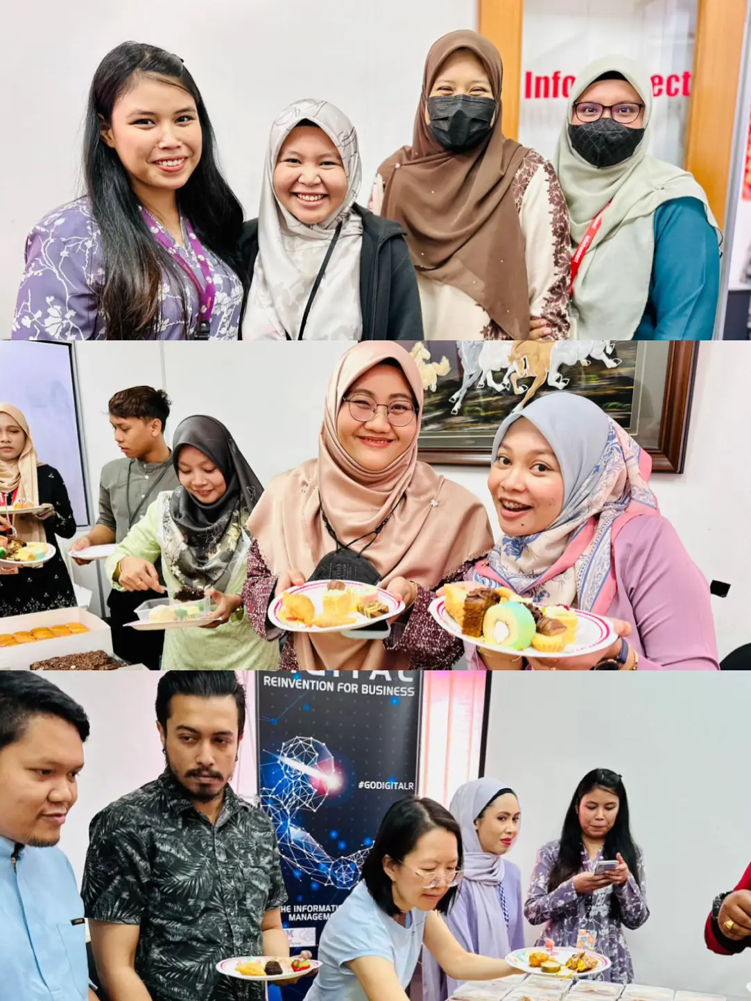 Raya Celebration at the Office! | Galeri disiarkan oleh Aliah Khan | Lemon8