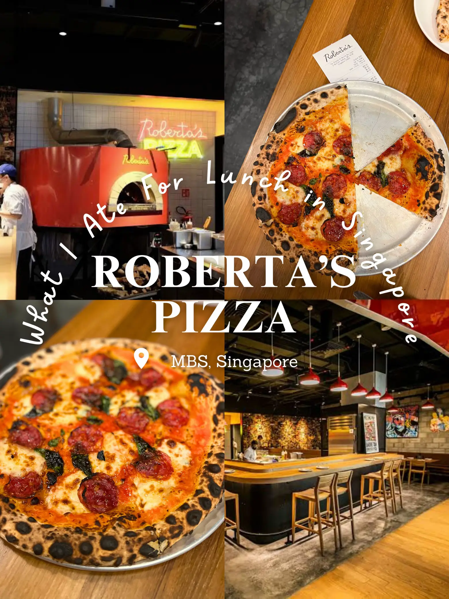 WHAT I ATE FOR LUNCH IN SG - ROBERTA’S PIZZA 🍕 | แกลเลอรีที่โพสต์โดย MUNCH JAKARTA | Lemon8